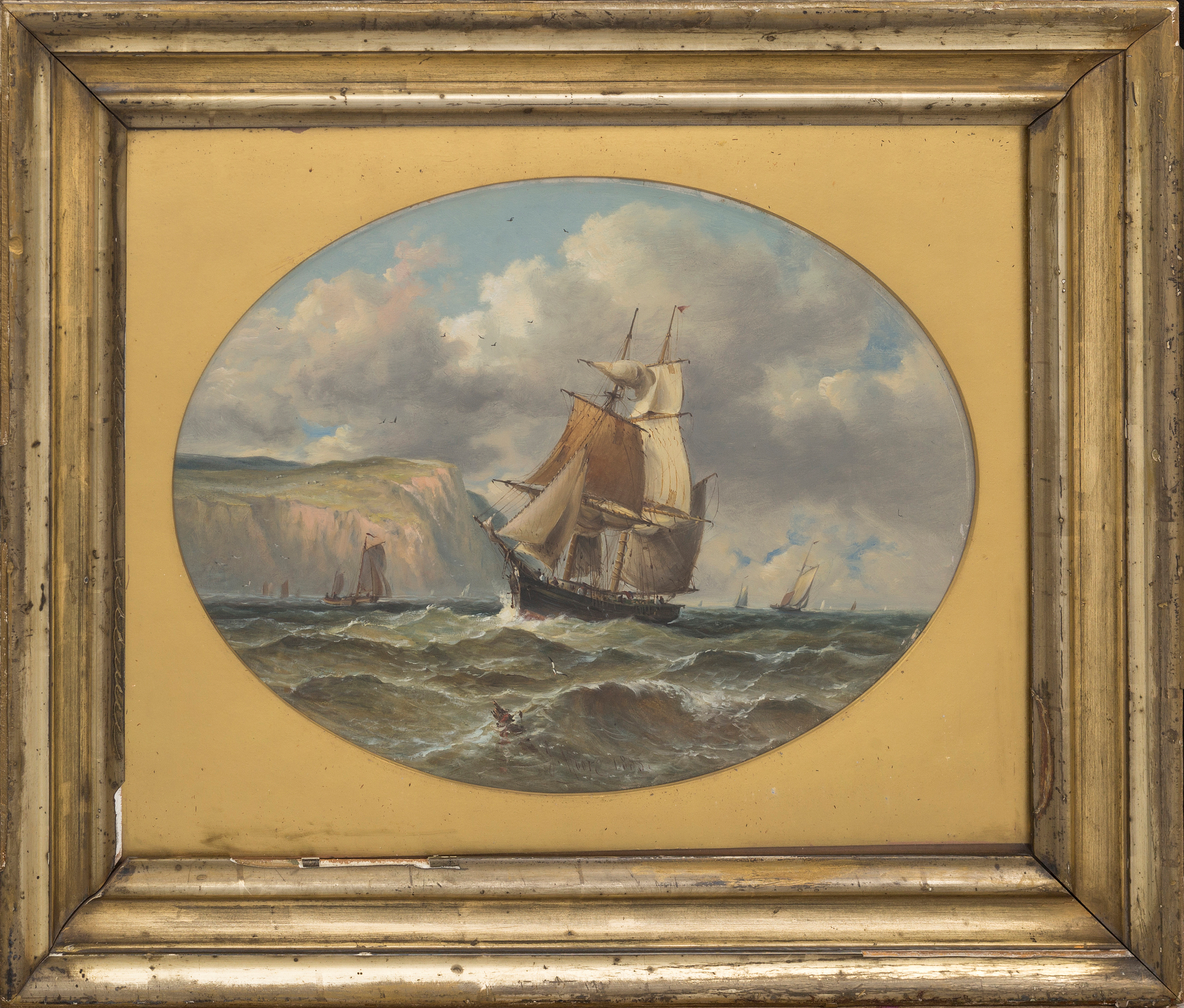 JOHN MOORE OF IPSWICH, oil on panel, signed J Moore 1883. - Bukowskis