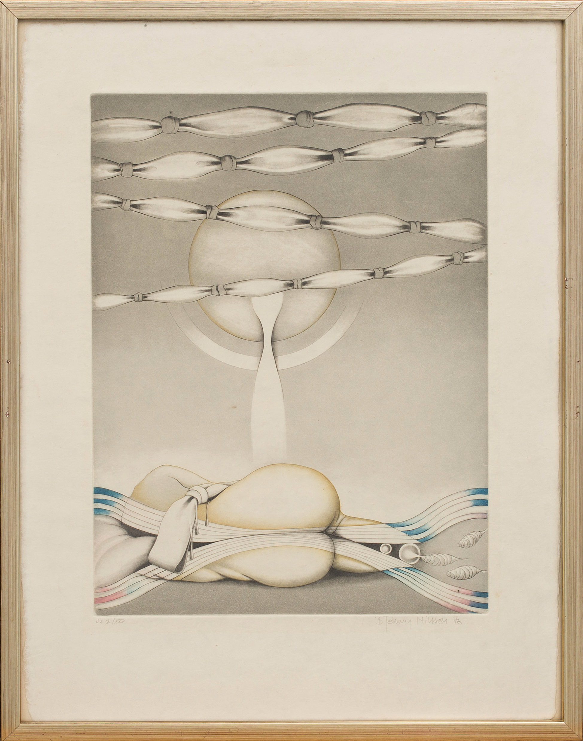 BERT JOHNNY NILSSON, a signed and numbered portfolio twith lithographs ...