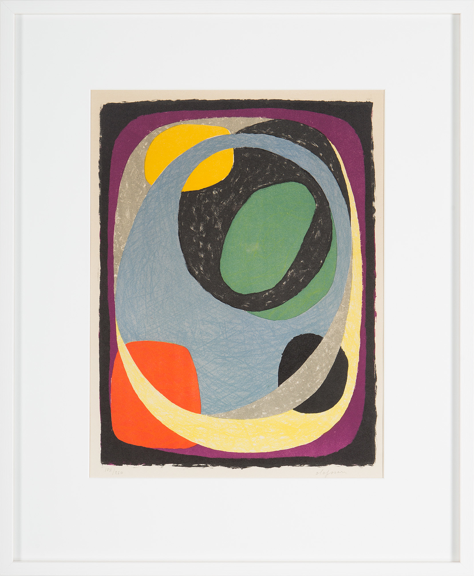 PIERRE OLOFSSON, litograph, signed and numbered 108/260. - Bukowskis