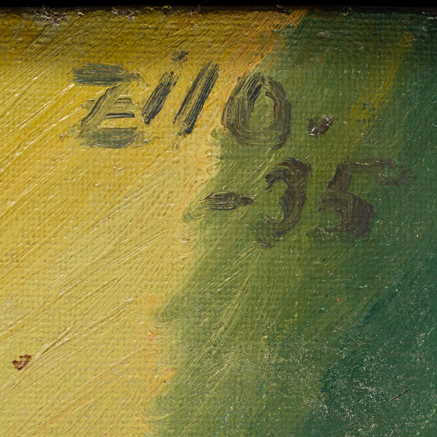 GUNNAR ZILO, olja på duk, signerad Zilo och daterad -35. - Bukowskis