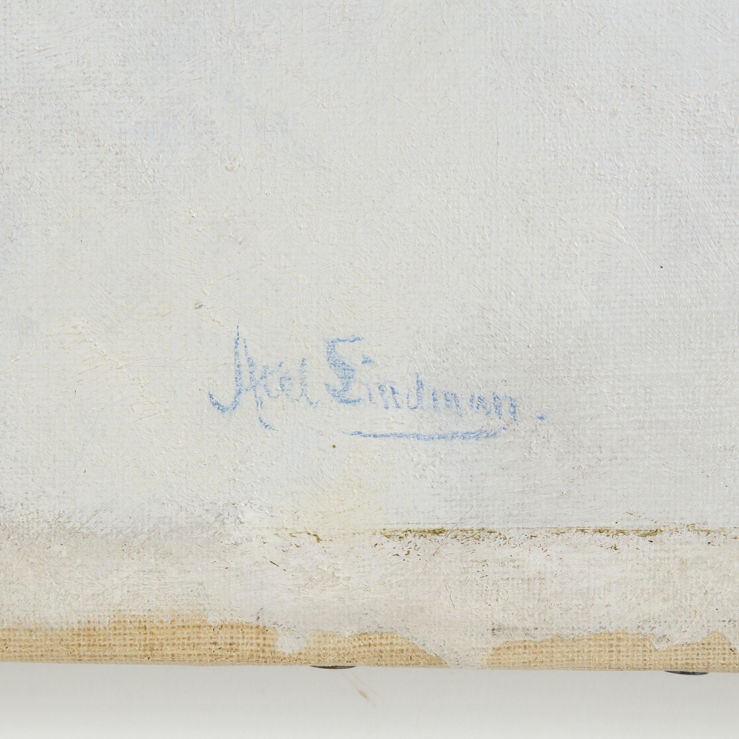 AXEL LINDMAN, oil on canvas, signed. - Bukowskis