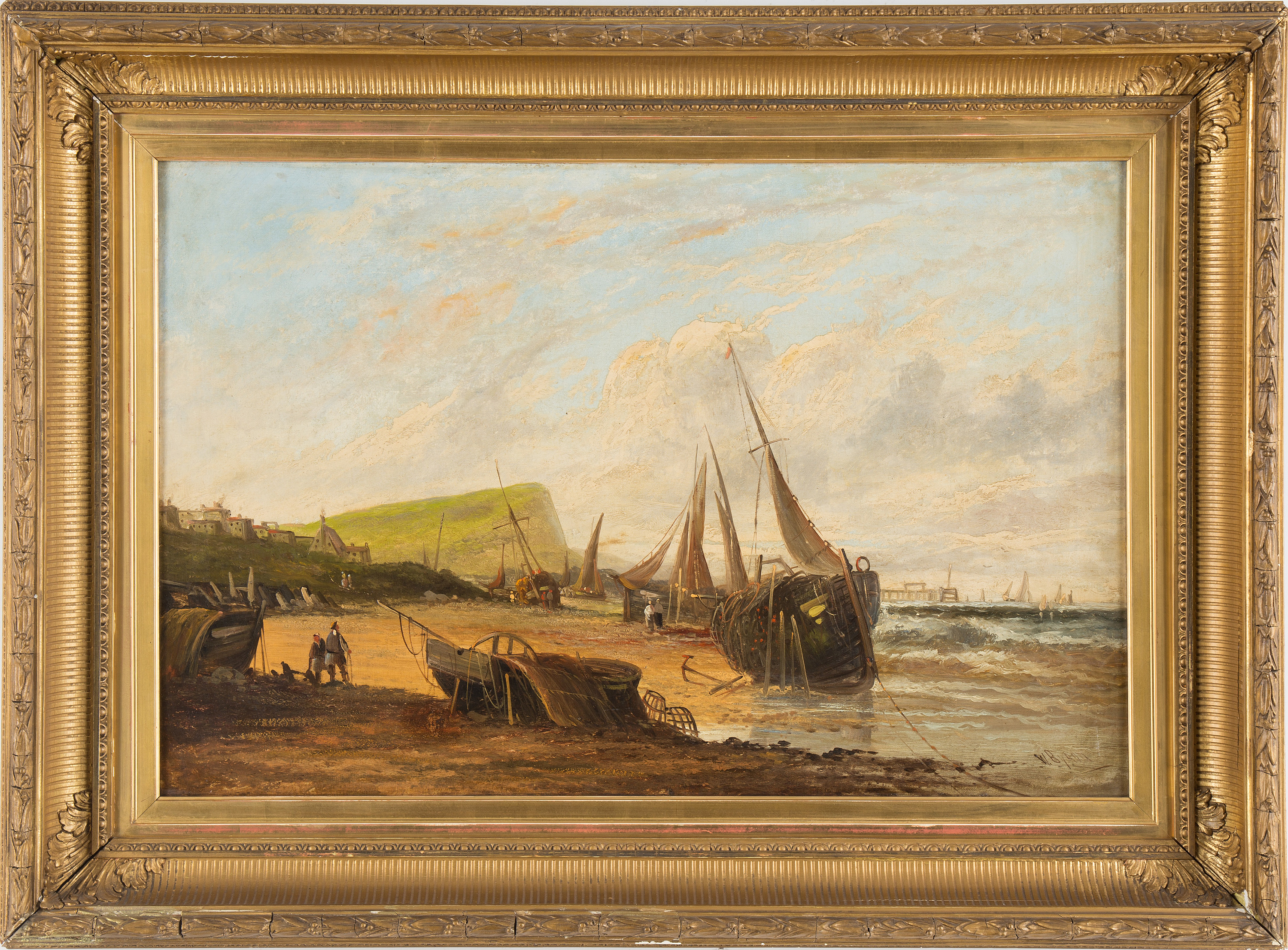 W. BYRON, oil on canvas, signed. - Bukowskis