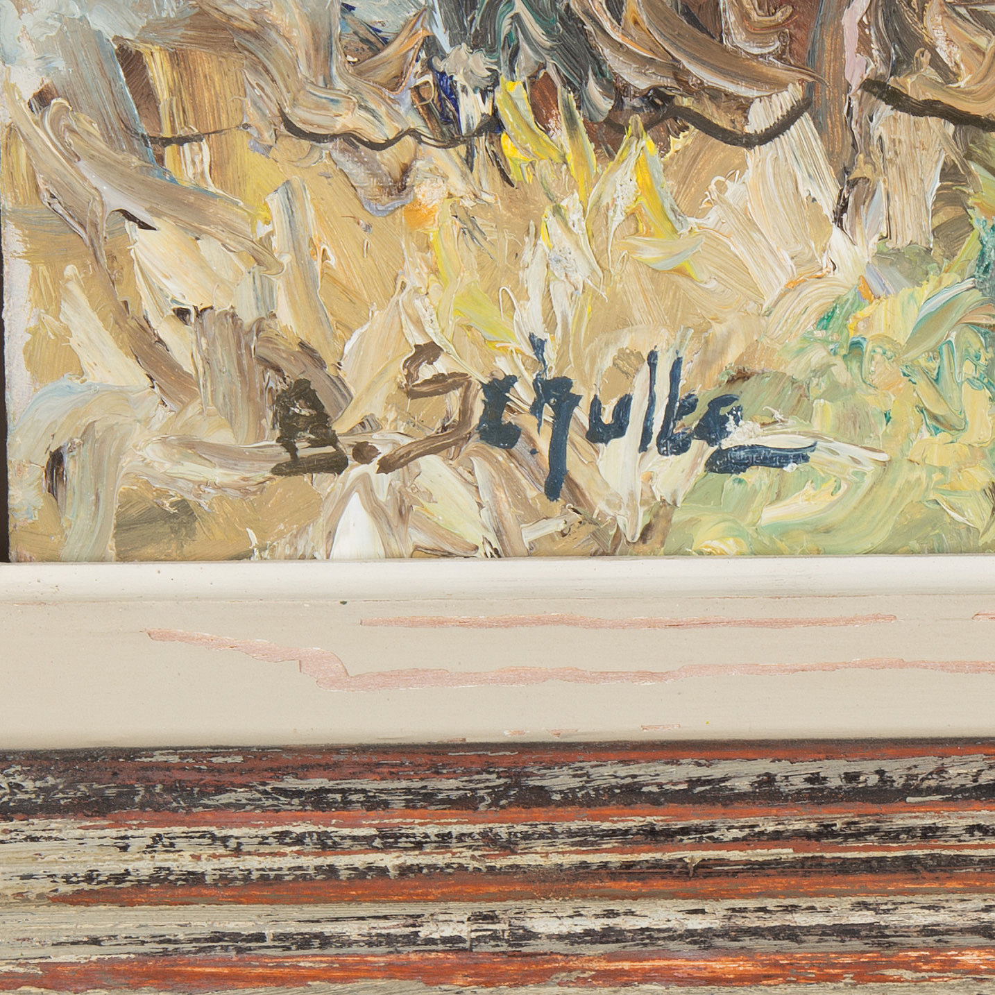 ALEXANDER SCHULTZ, olja på pannå, signerad. - Bukowskis