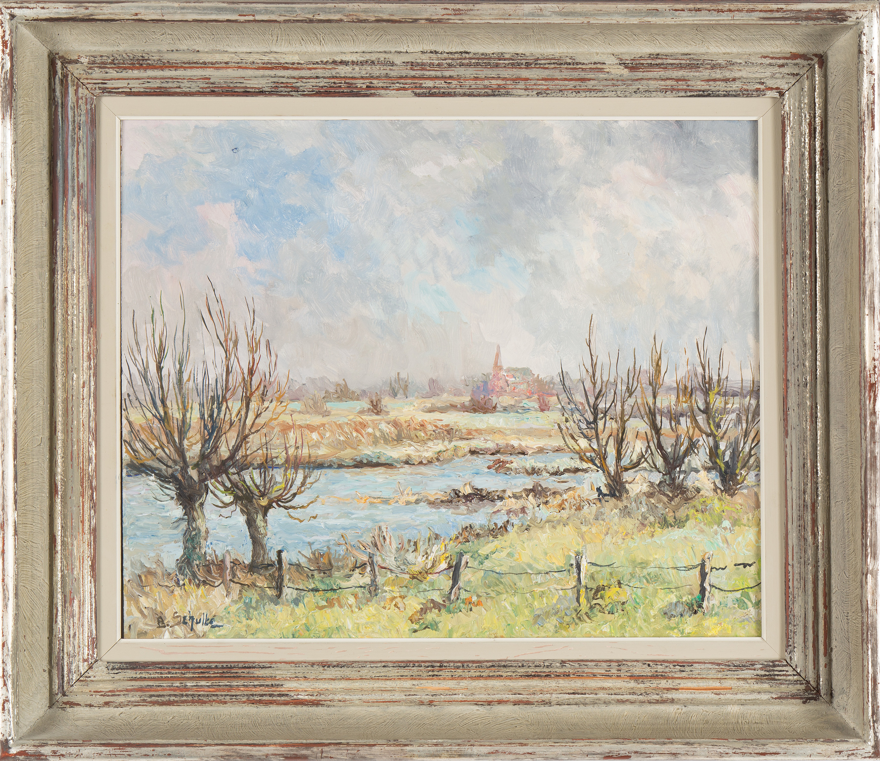 ALEXANDER SCHULTZ, oil on board, signed. - Bukowskis