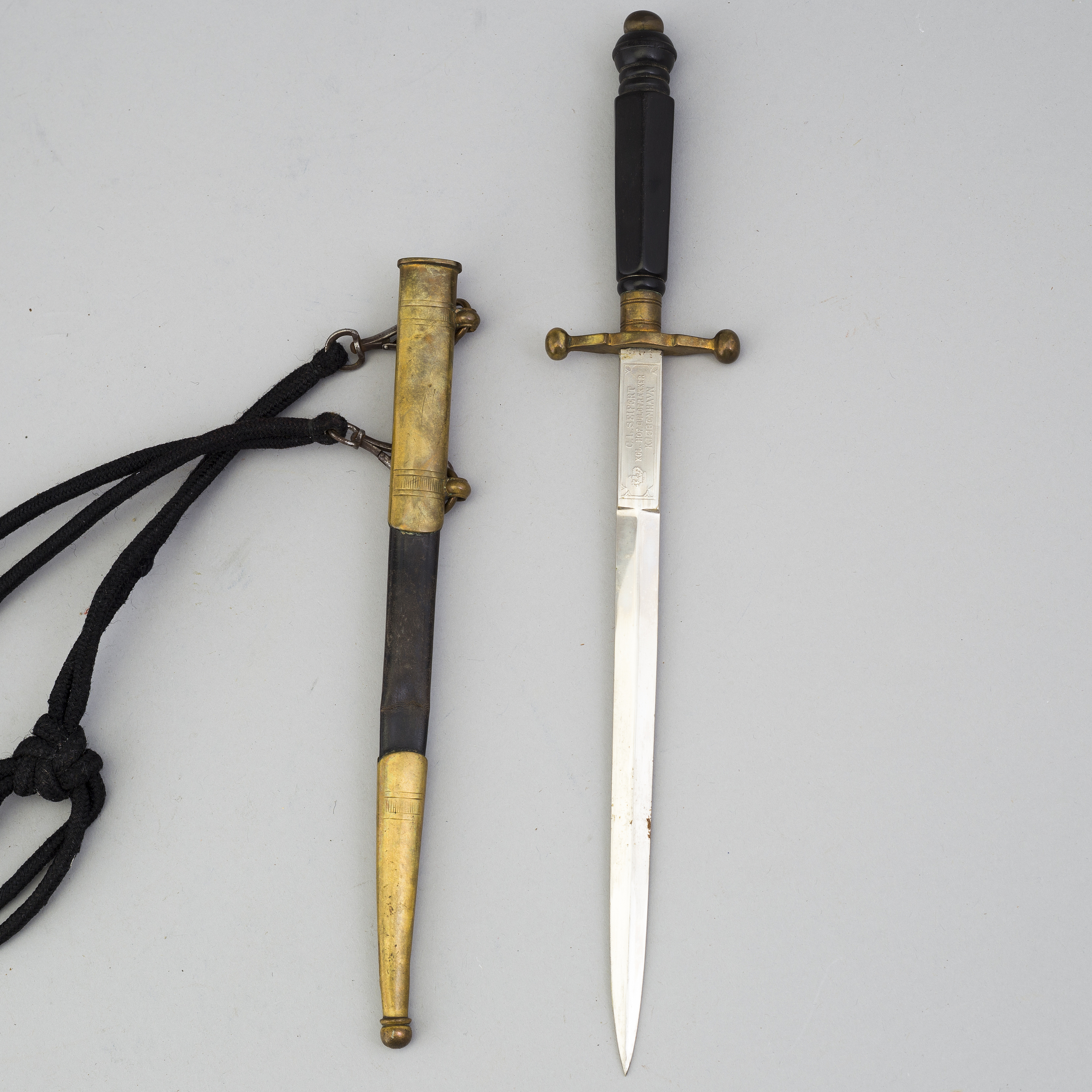 A Danish military Dagger from the early 20th century. - Bukowskis