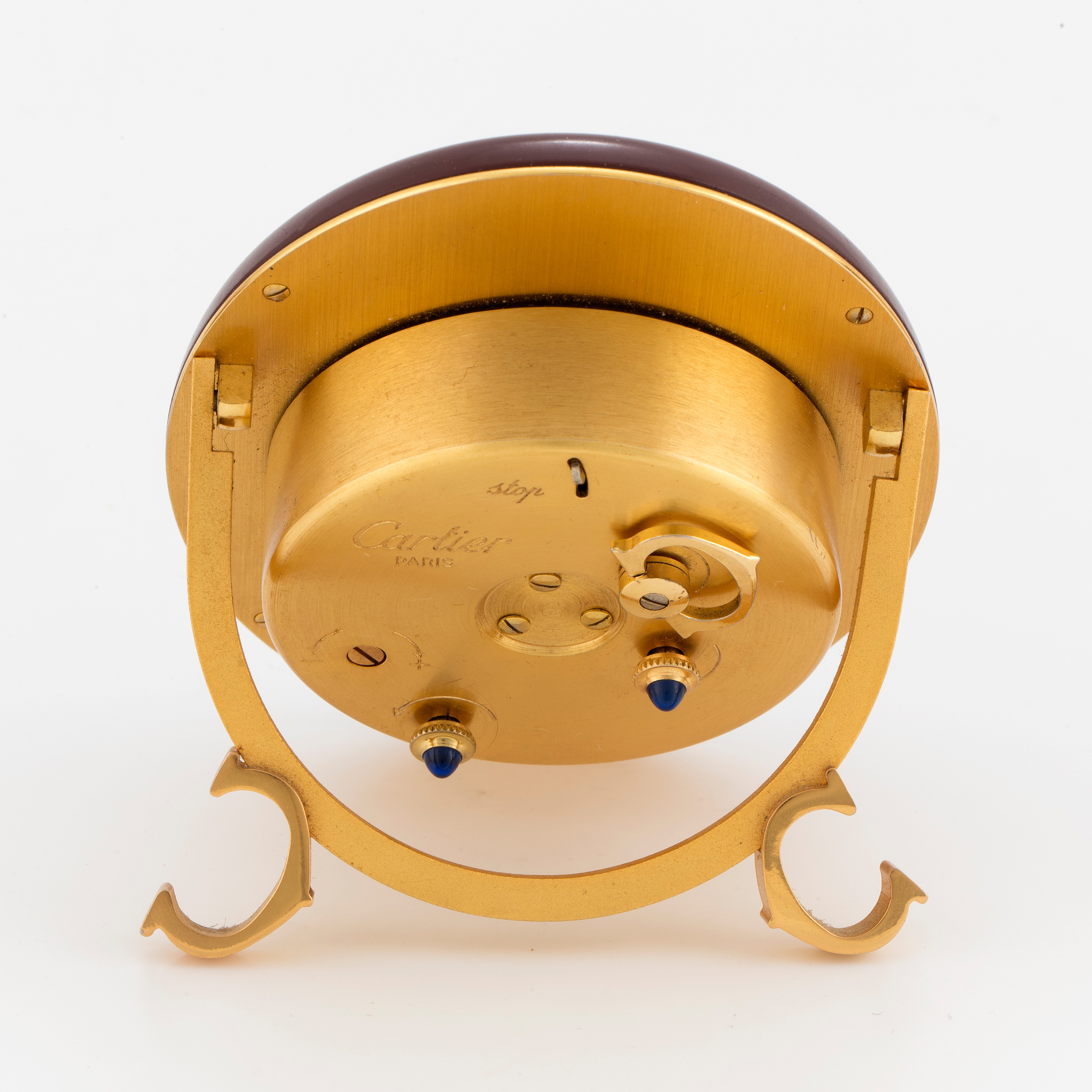 CARTIER, Paris, Pendulette, alarm clock, 73 x 90 mm, - Bukowskis