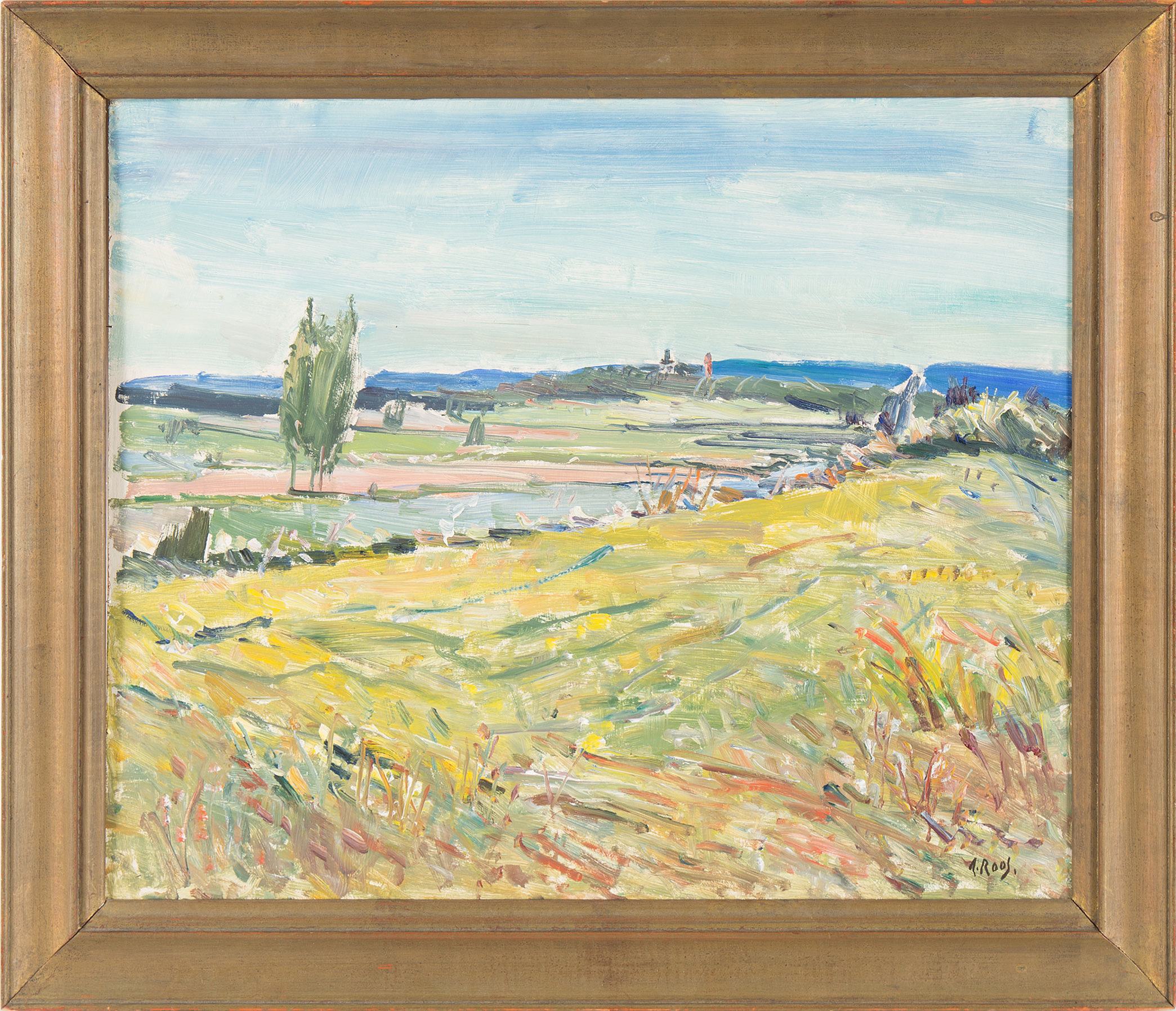 An Alexander Roos oil on panel, signed A. Roos. - Bukowskis