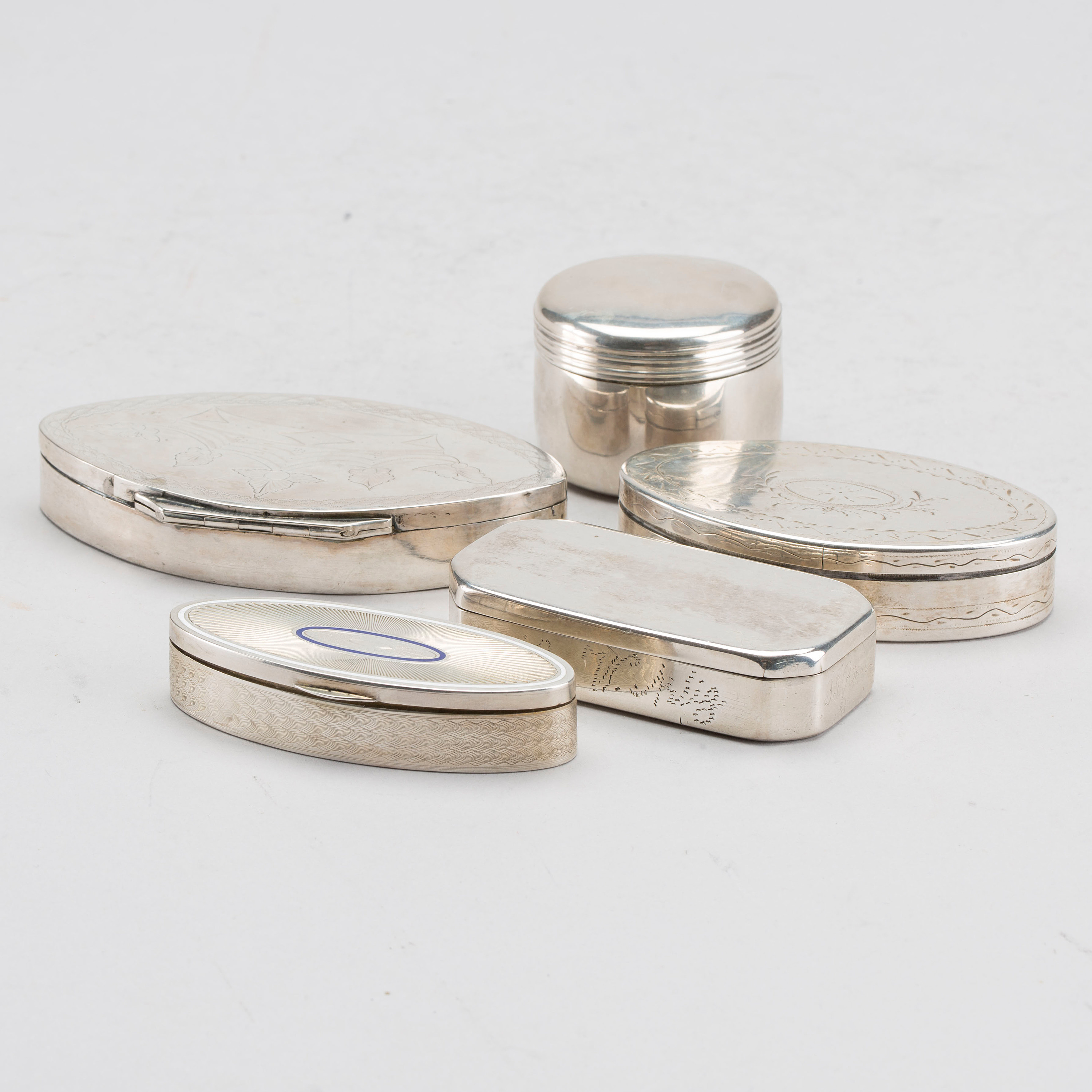 DOSOR, silver, 5 st, 1800/1900-tal. - Bukowskis