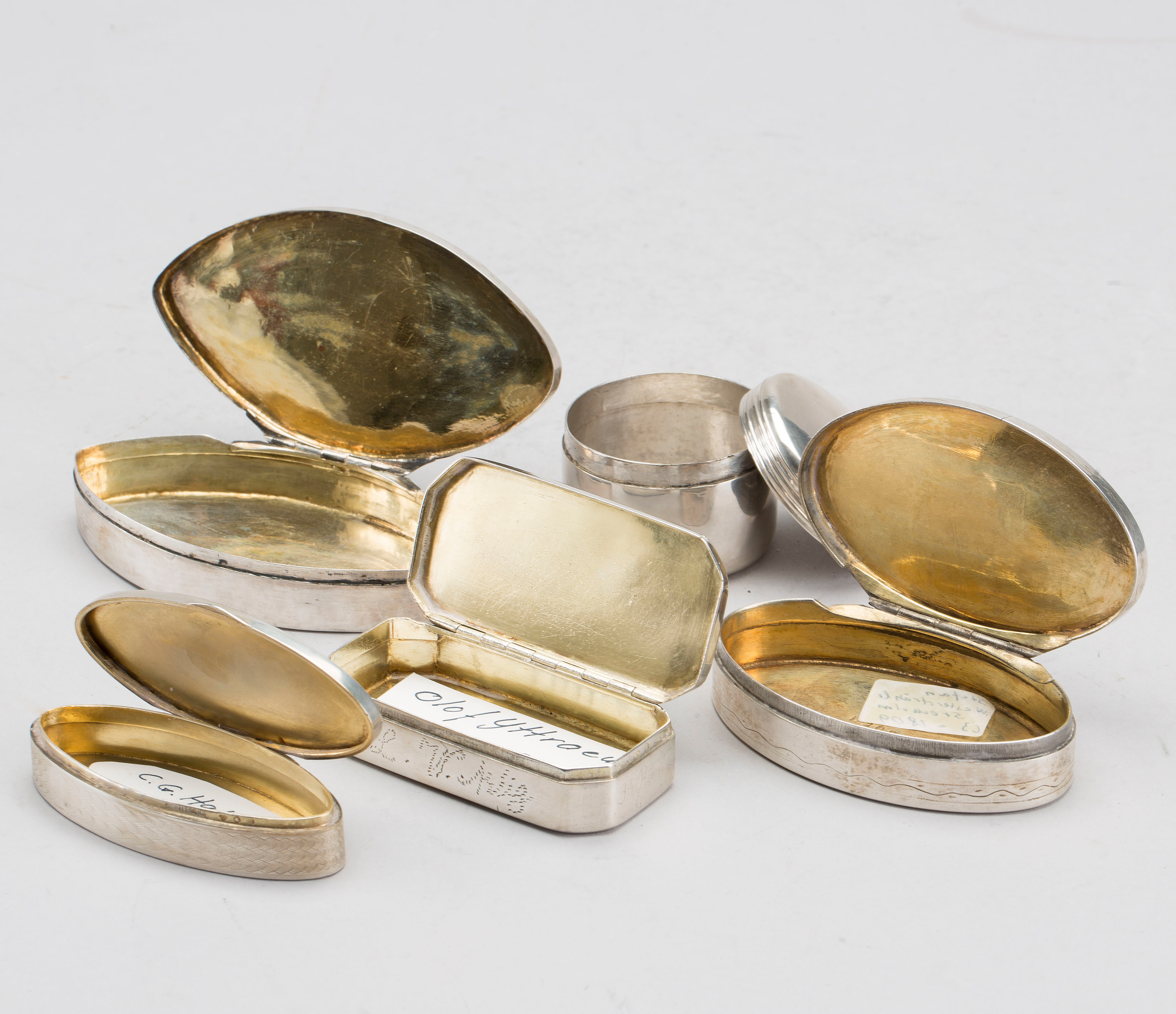 DOSOR, silver, 5 st, 1800/1900-tal. - Bukowskis