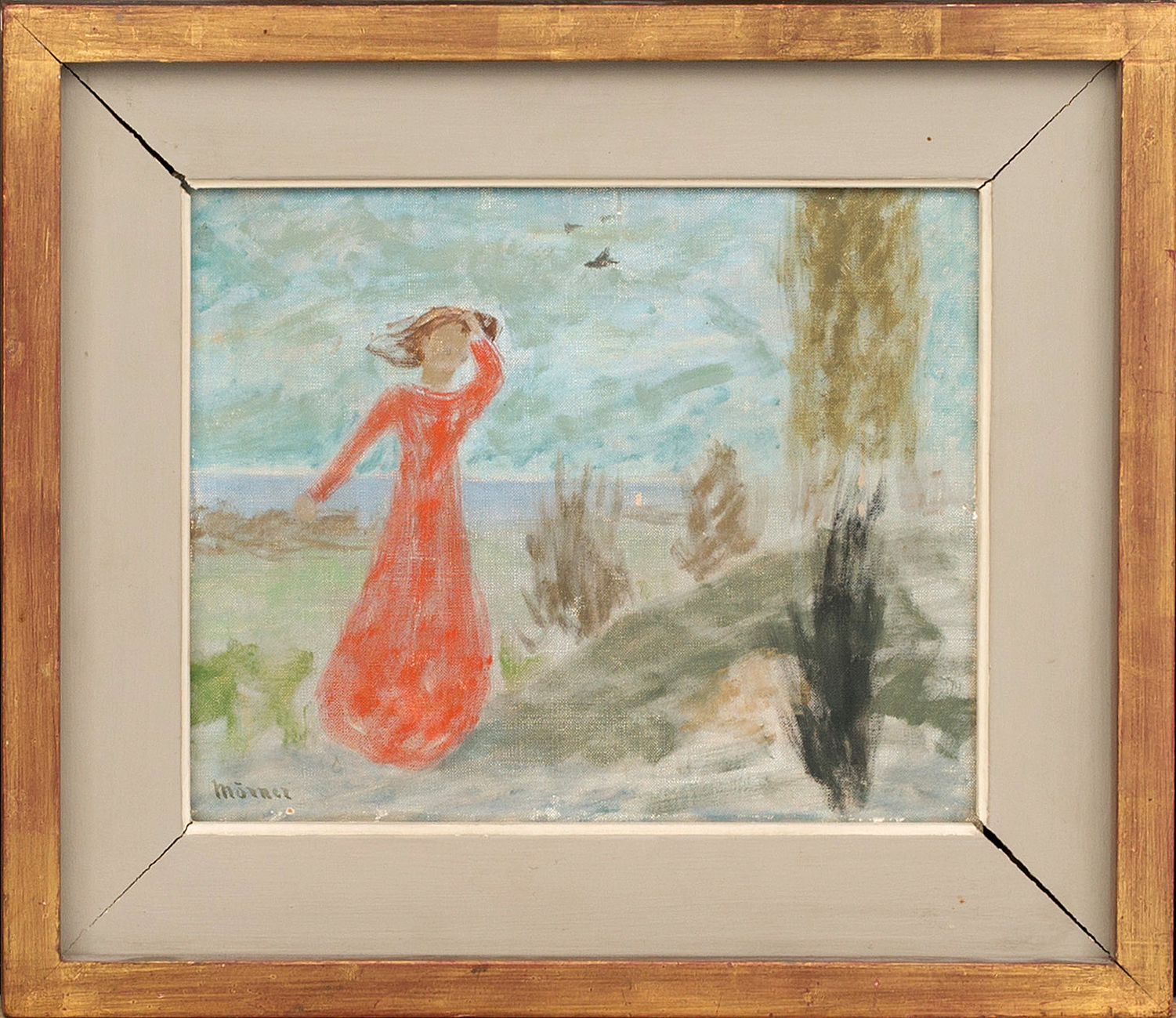 STELLAN MÖRNER, olja på pannå, signerad. - Bukowskis