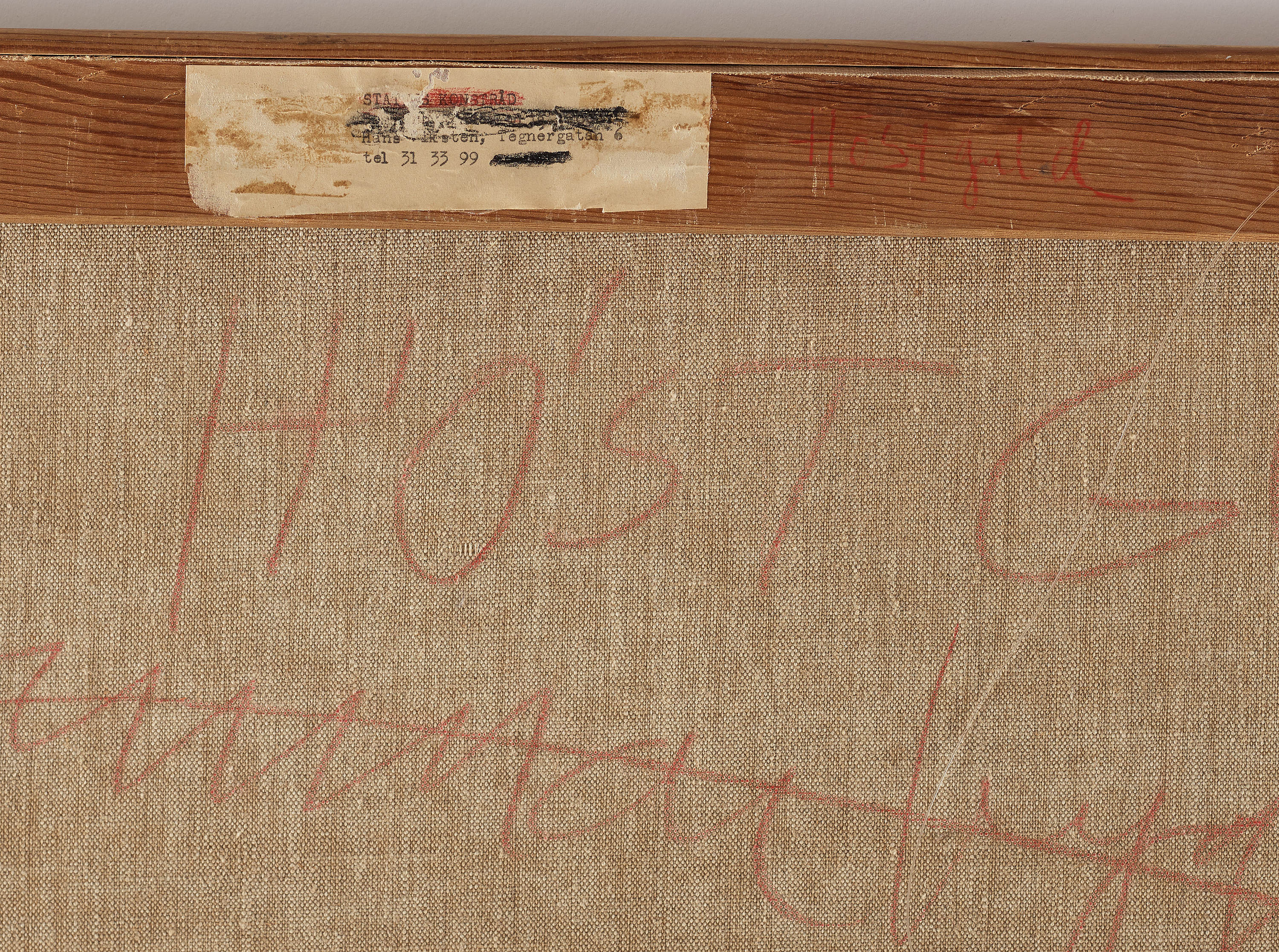 HANS VIKSTEN, oil on canvas, signed and dated -65. - Bukowskis