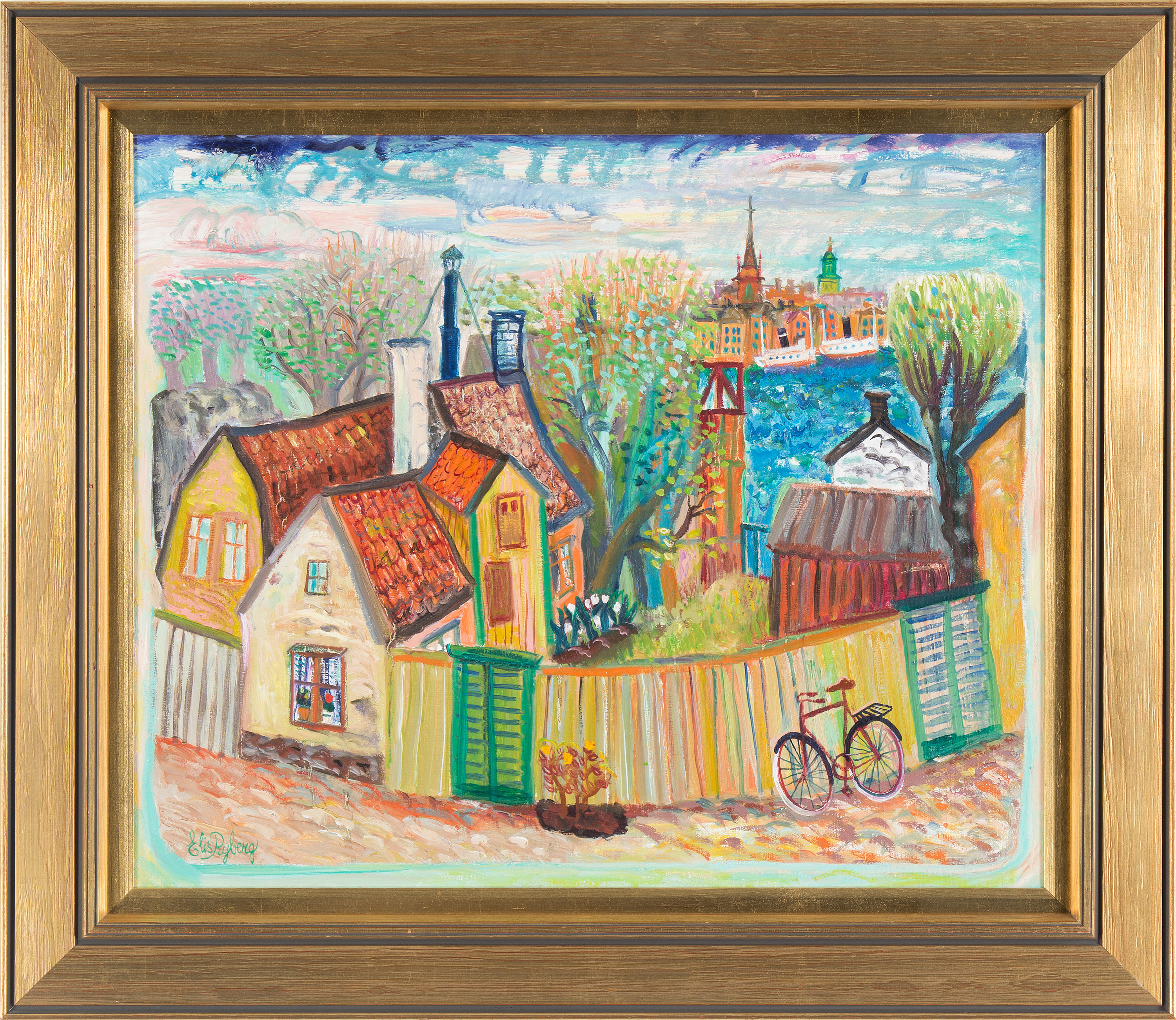 ELIS RYBERG, oil on canvas, signed. - Bukowskis