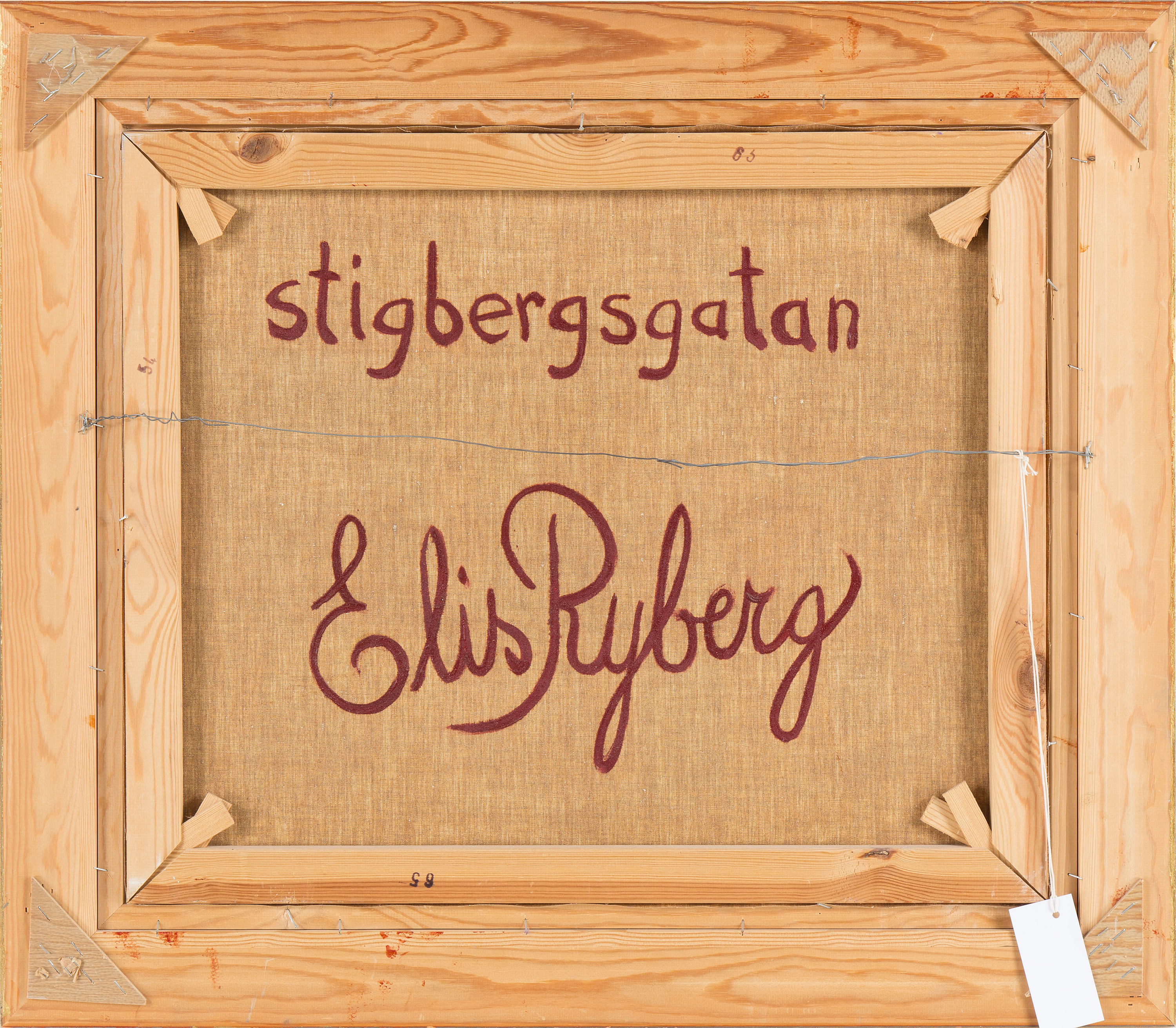 ELIS RYBERG, oil on canvas, signed. - Bukowskis