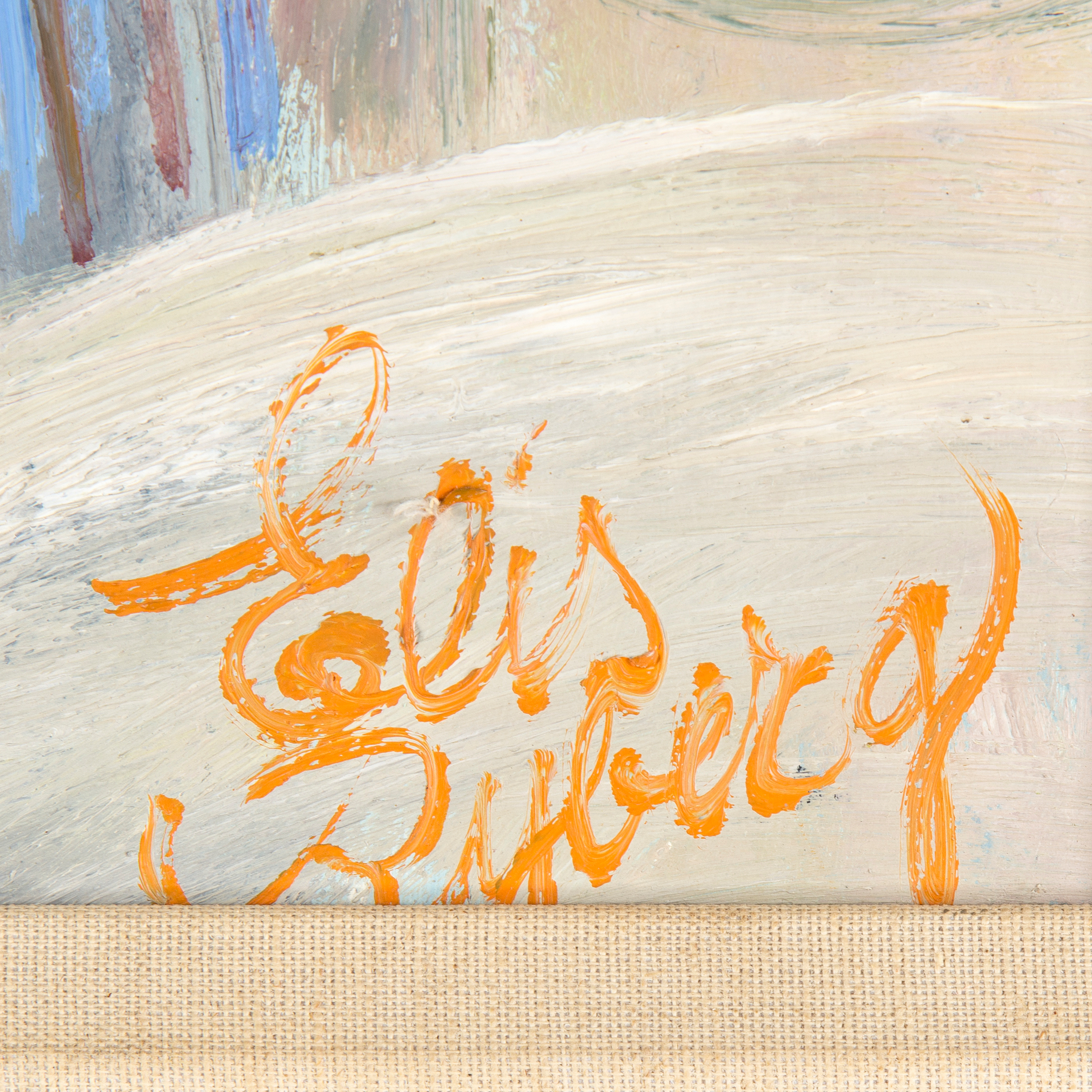 ELIS RYBERG, oil on panel, signed. - Bukowskis