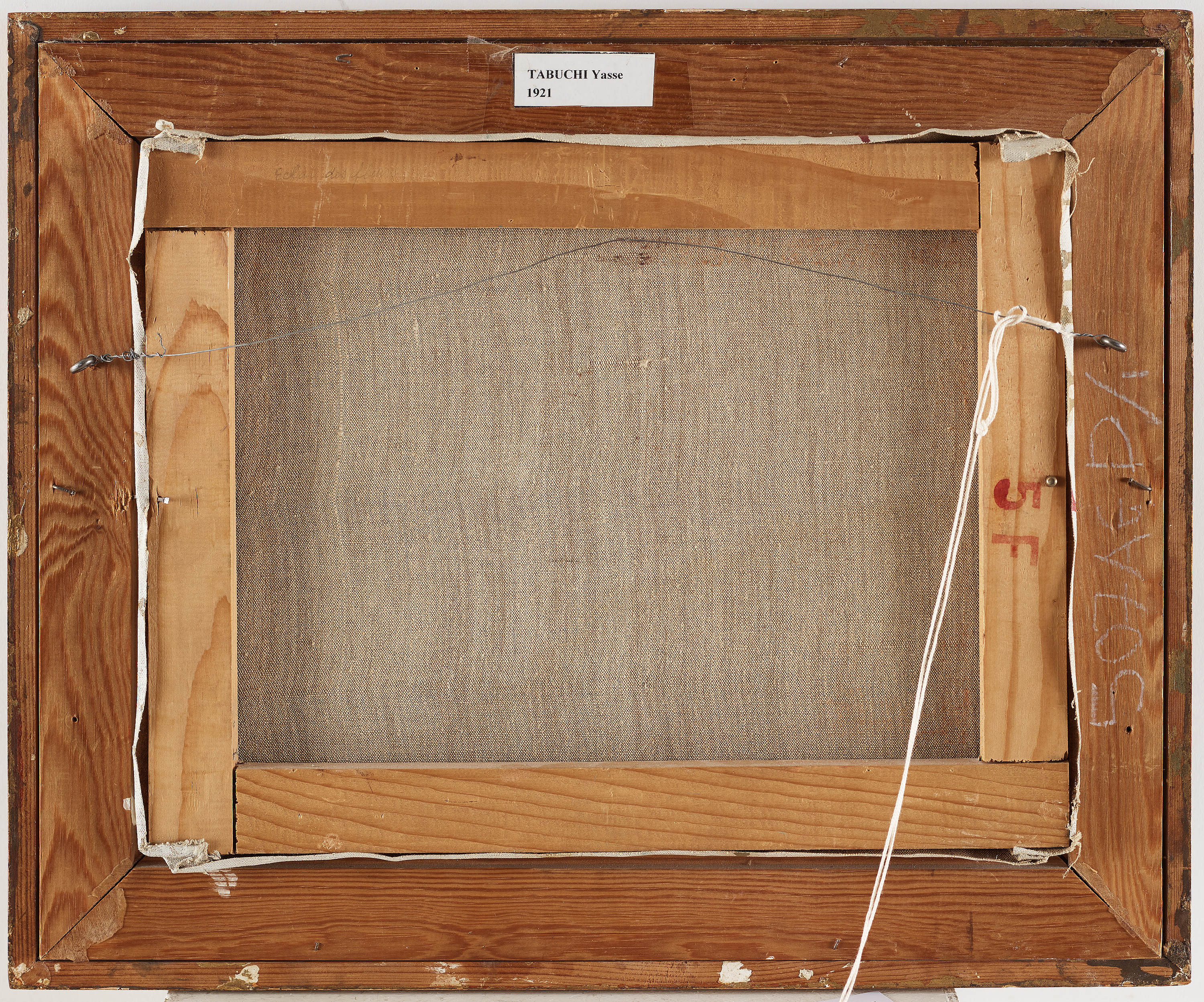 YASSE TABUCHI, oil on canvas, signed. - Bukowskis