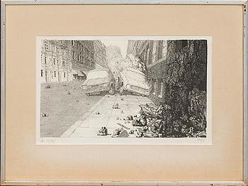 PALLE NIELSEN,a lithograph signed dated and numbered. - Bukowskis