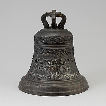 A BRONZE AND IRON BELL, dated 1759. - Bukowskis