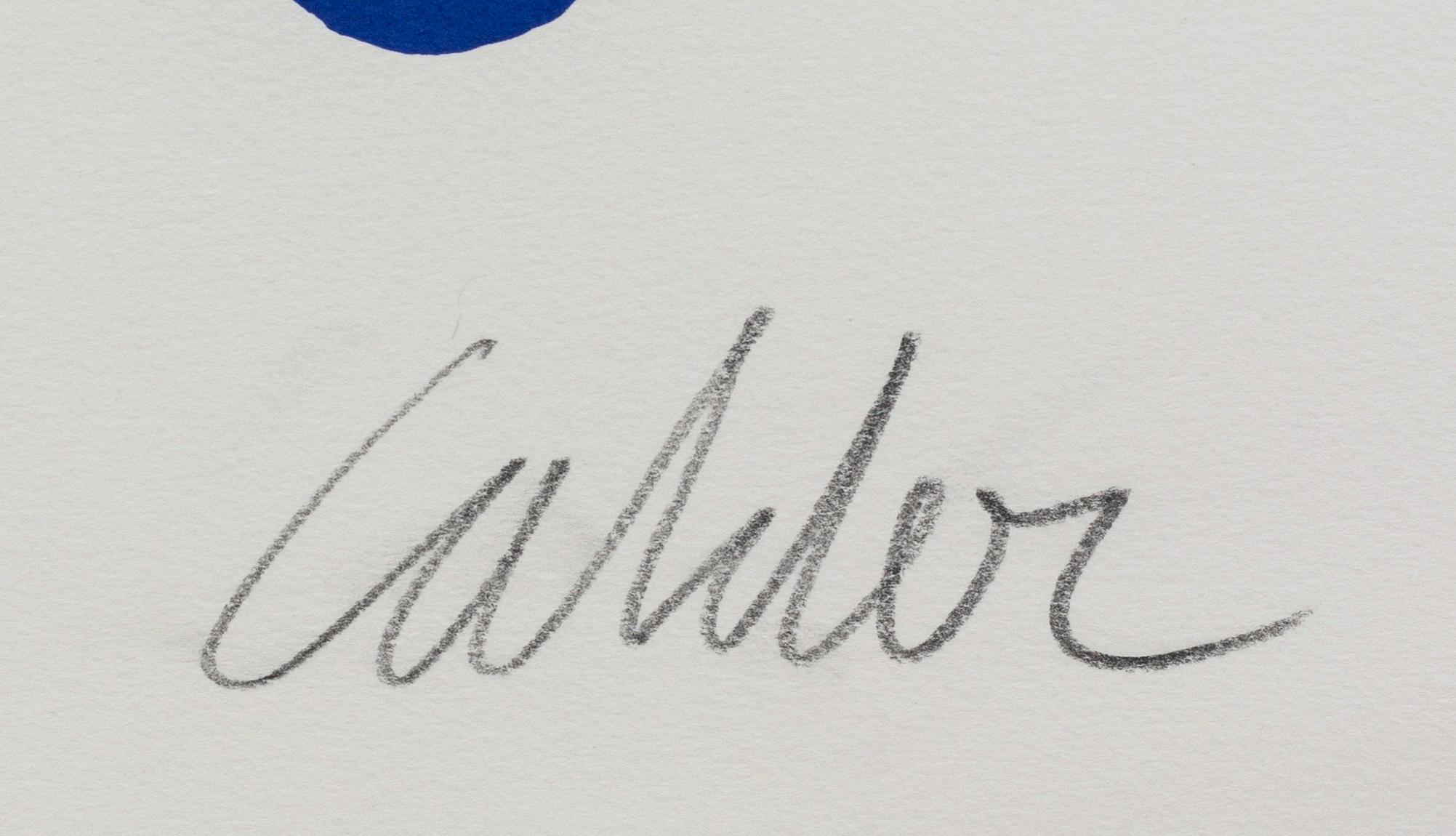 ALEXANDER CALDER, color lithograph, signed and numbered 90/100. - Bukowskis