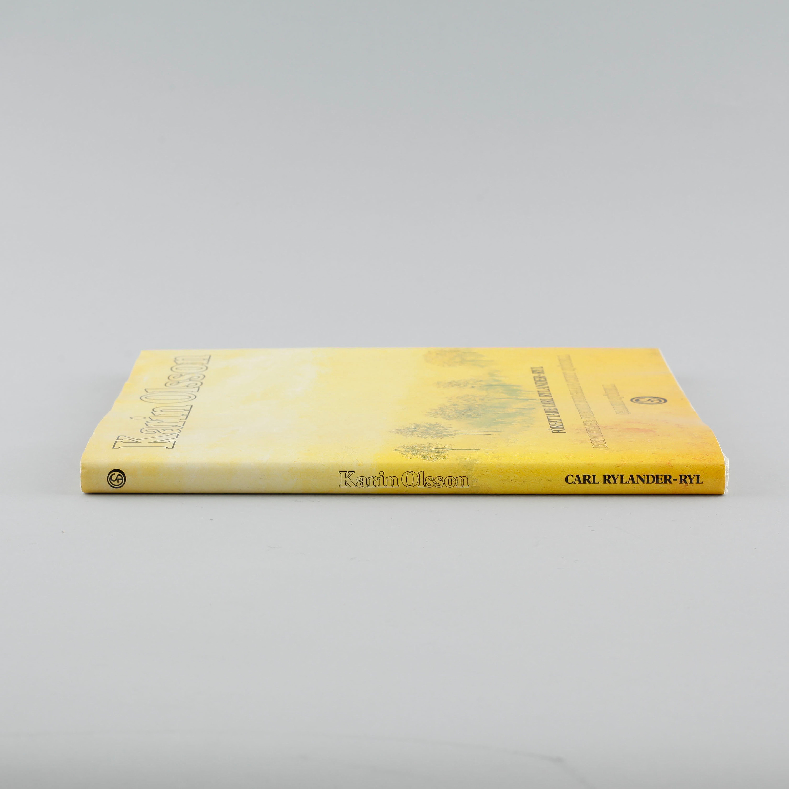 KARIN OLSSON, olja på duk, signerad samt BOK, "Karin Olsson", Carl ...