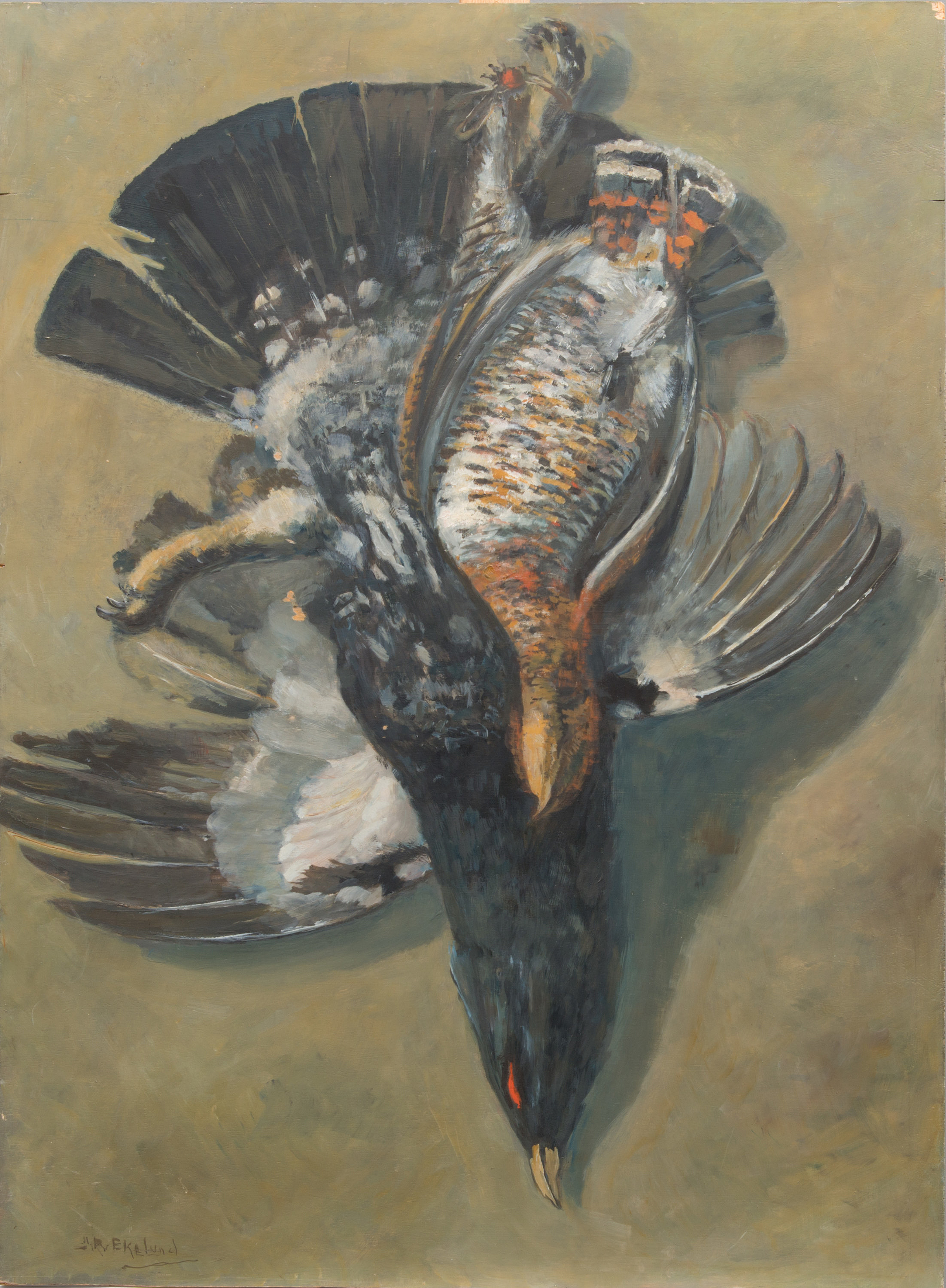 JOHN RAFAEL EKELUND, olja på pannå, signerad. - Bukowskis