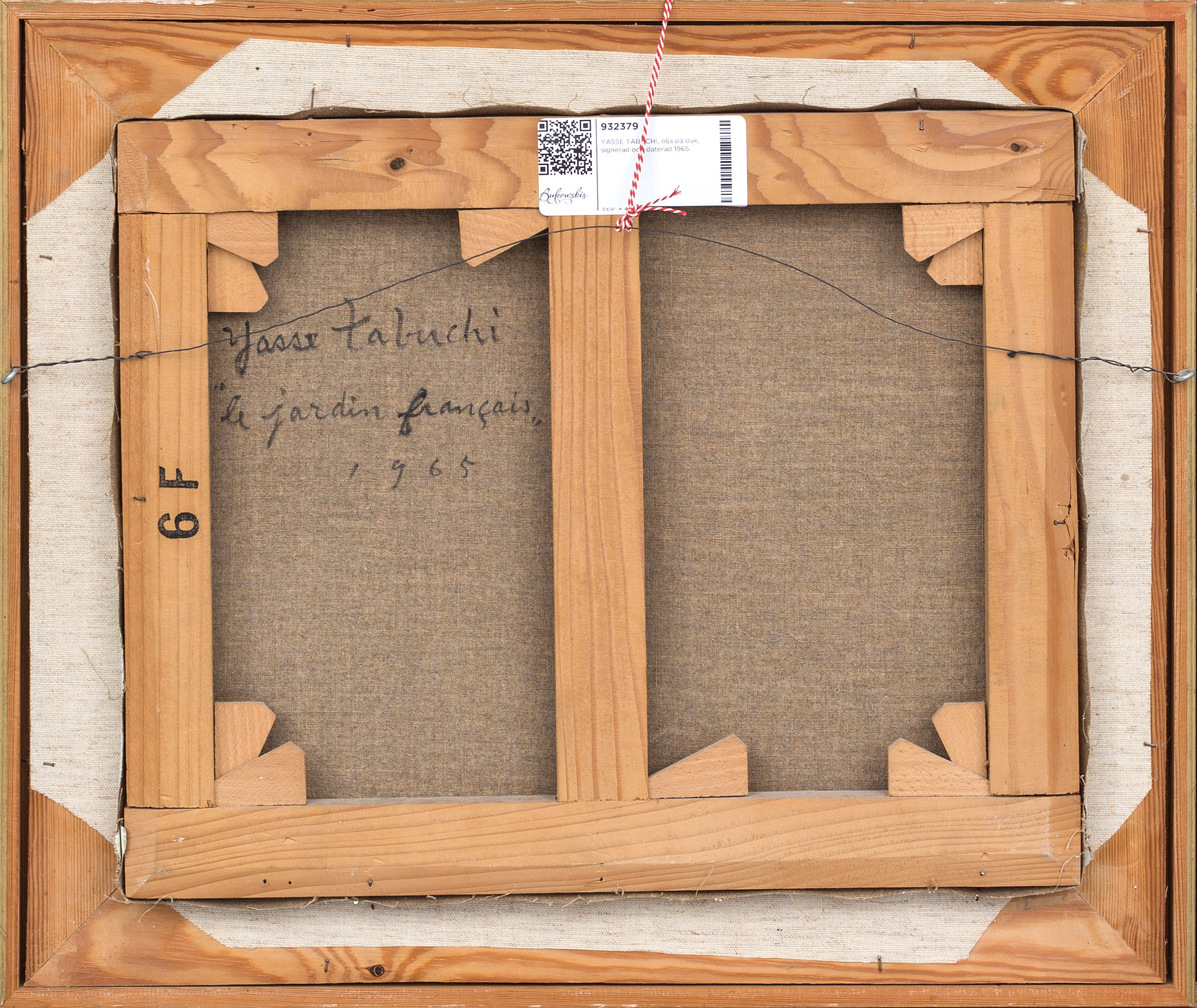 YASSE TABUCHI, signed paiting. - Bukowskis