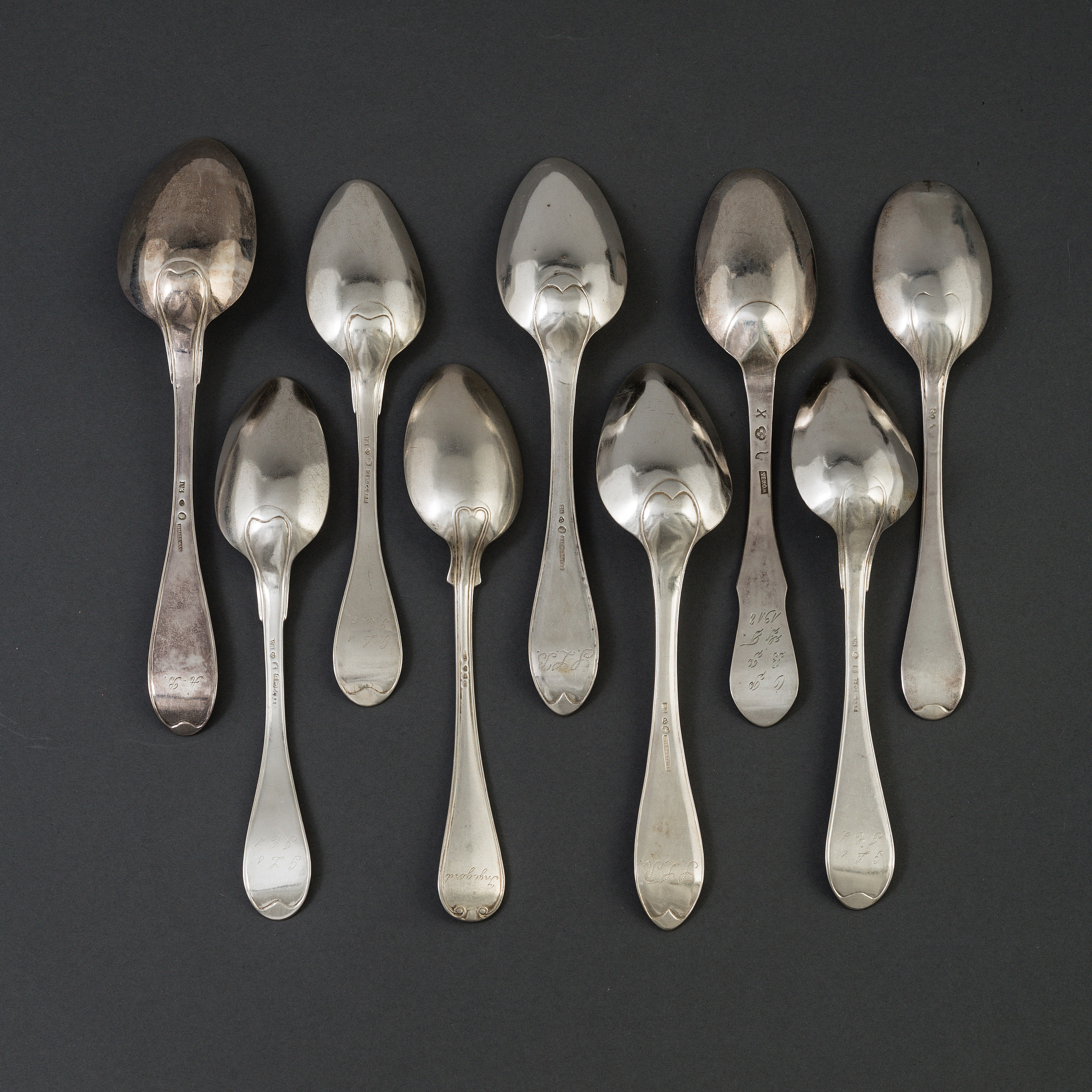 SKEDAR, 9 st, silver, bla Fredrik Petersson Ström Stockholm (verksam ...
