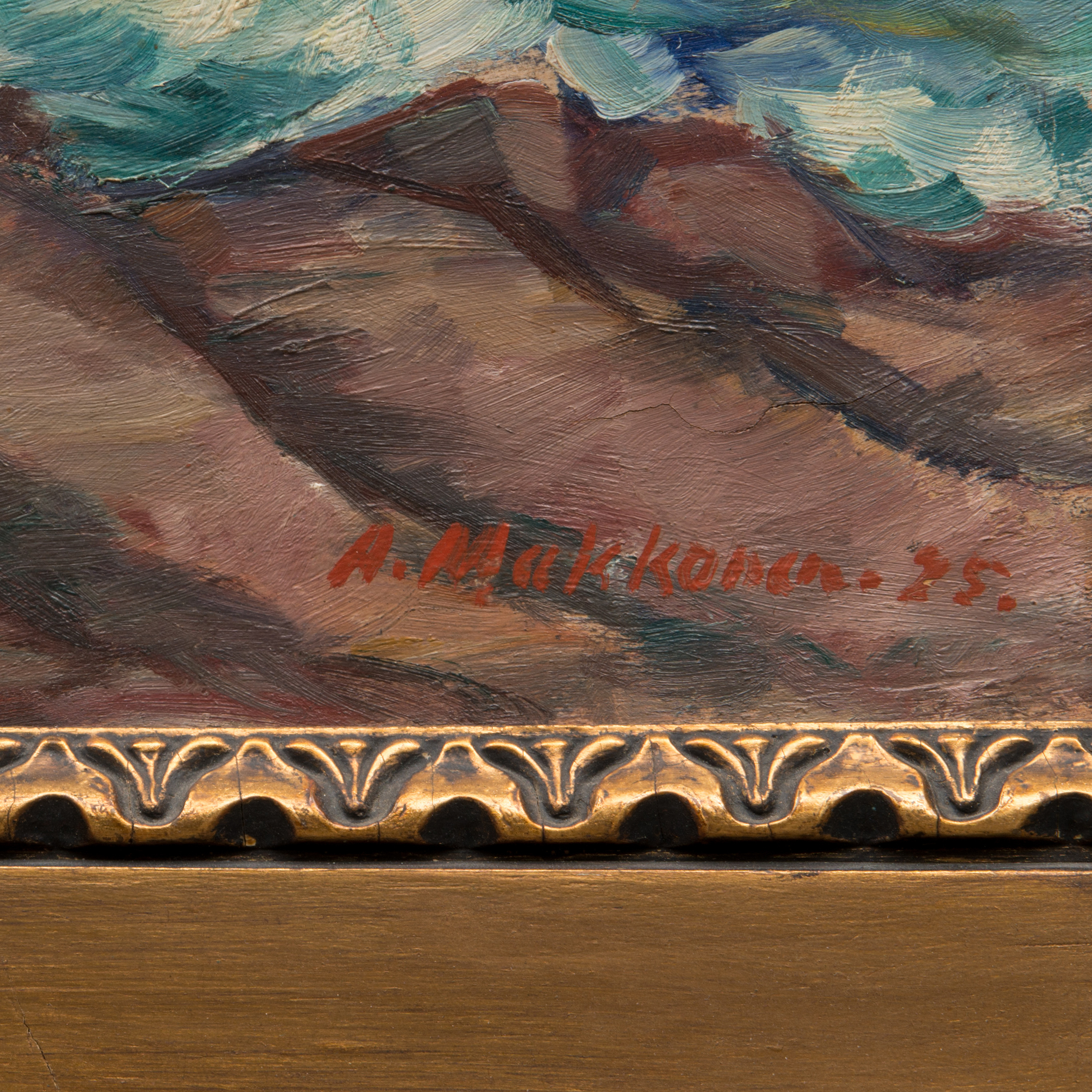 ARVO MAKKONEN, olja på duk, signerad och daterad -25. - Bukowskis