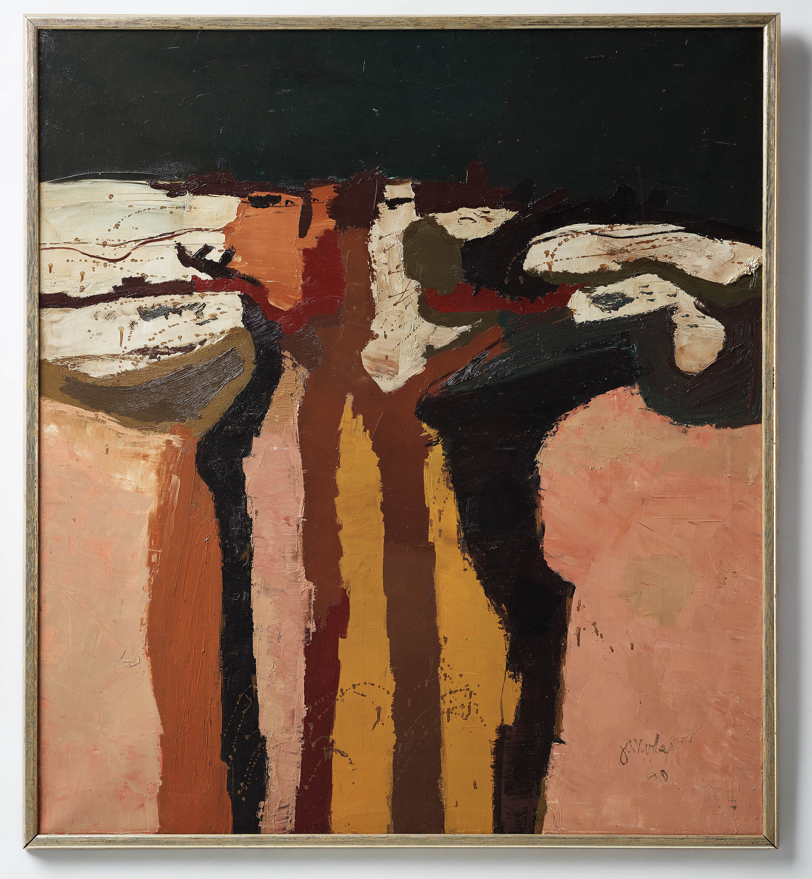 JAN VAN HEEL, oil on canvas, signed and dated -68 on verso. - Bukowskis