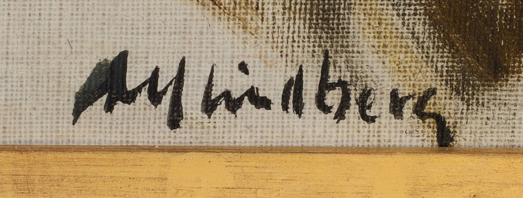 ALF LINDBERG, oil on canvas signed. - Bukowskis