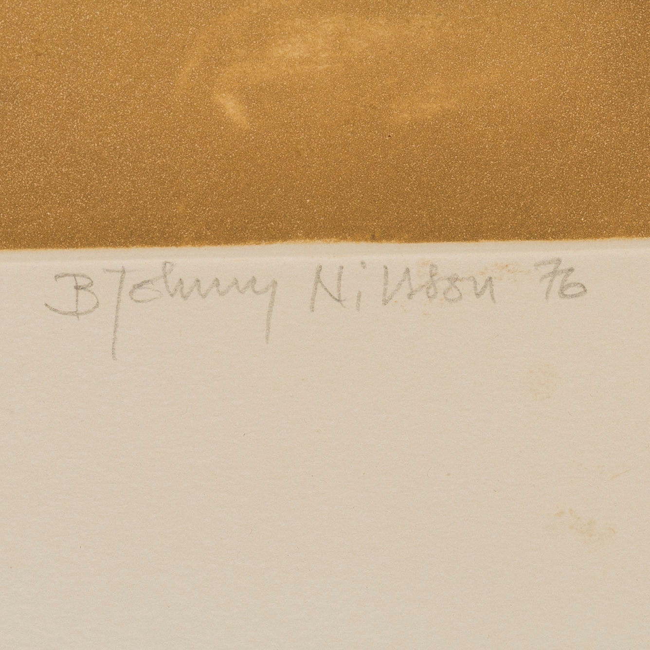 BERT JOHNNY NILSSON, etching in colours, signed and numbered 36/150 ...