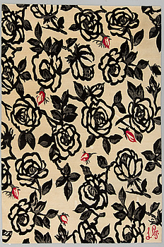 MATTA, "Canvas rose" Lulu Guinness, The Rug Company, ca 275 x 184 cm ...