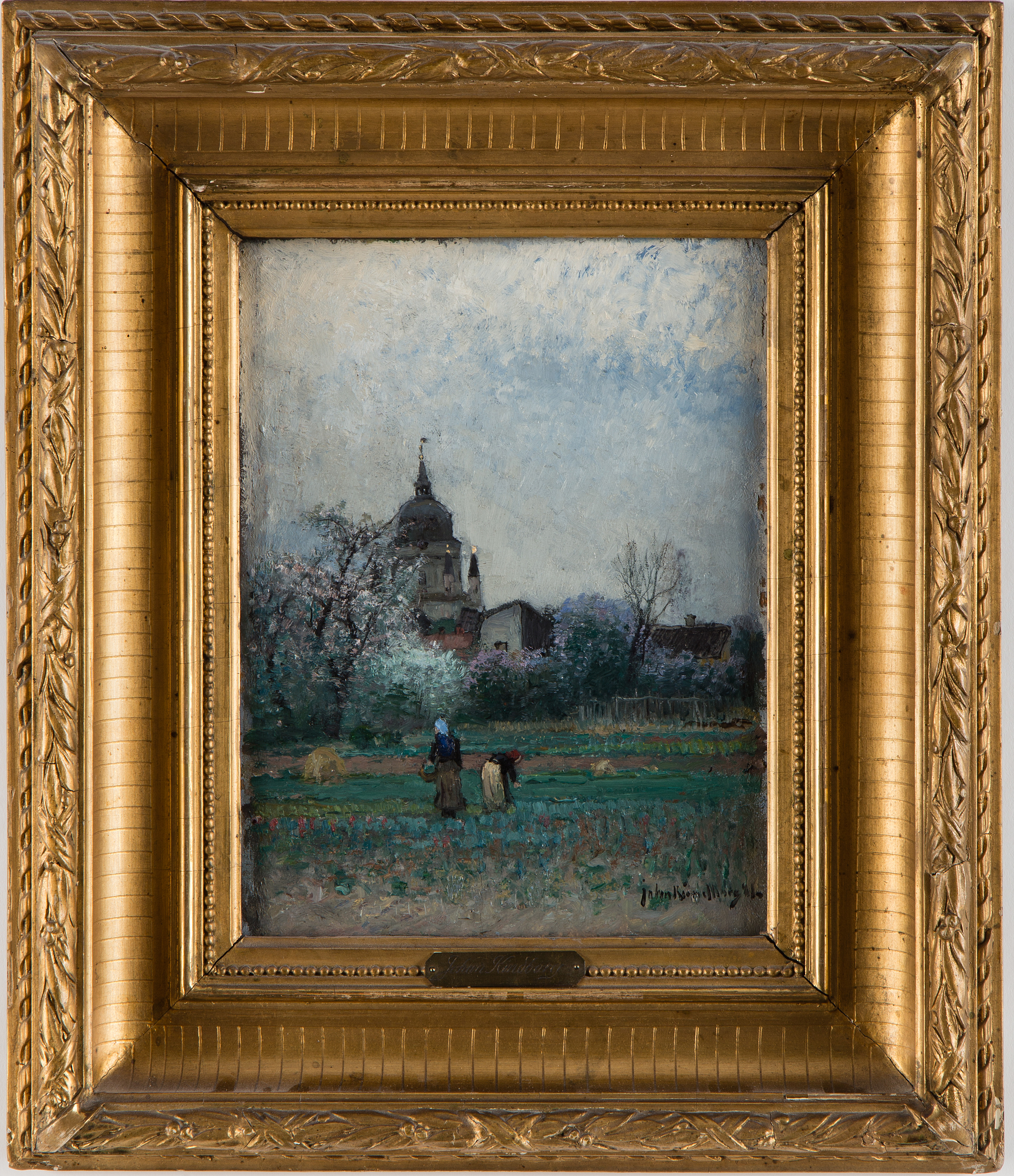 JOHAN "JOHN" KINDBORG, oil on panel, signed and dated -91. - Bukowskis