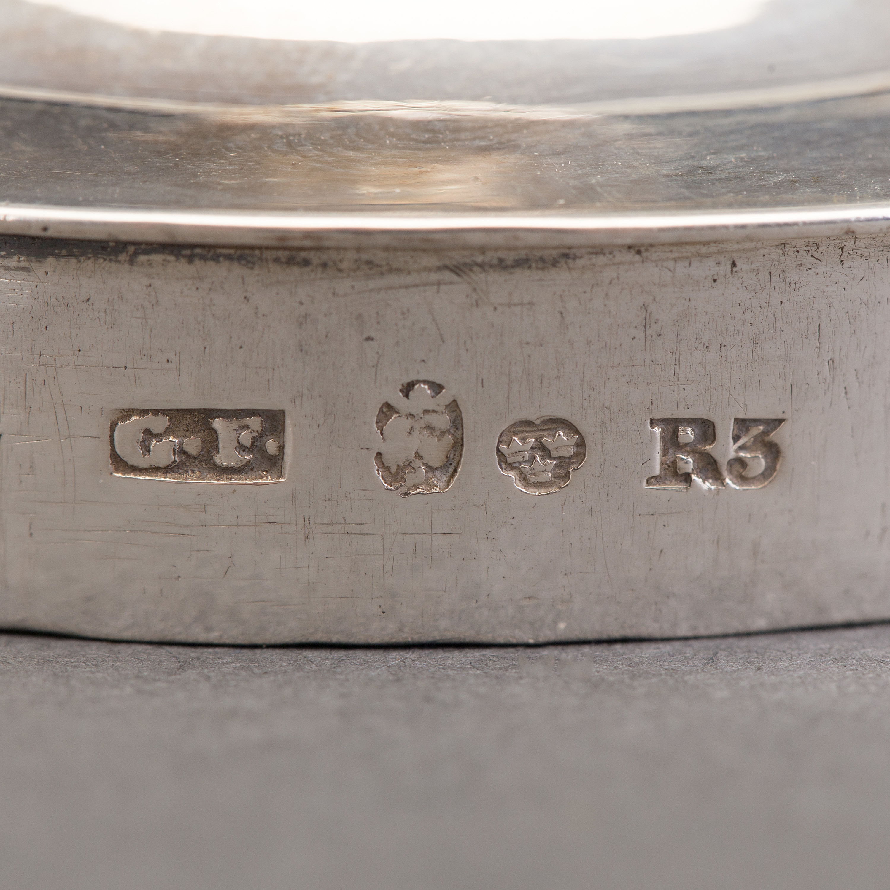 GUSTAF FOLCKER, a coffee-pot in silver, Stockholm, 1823. Total weight ...