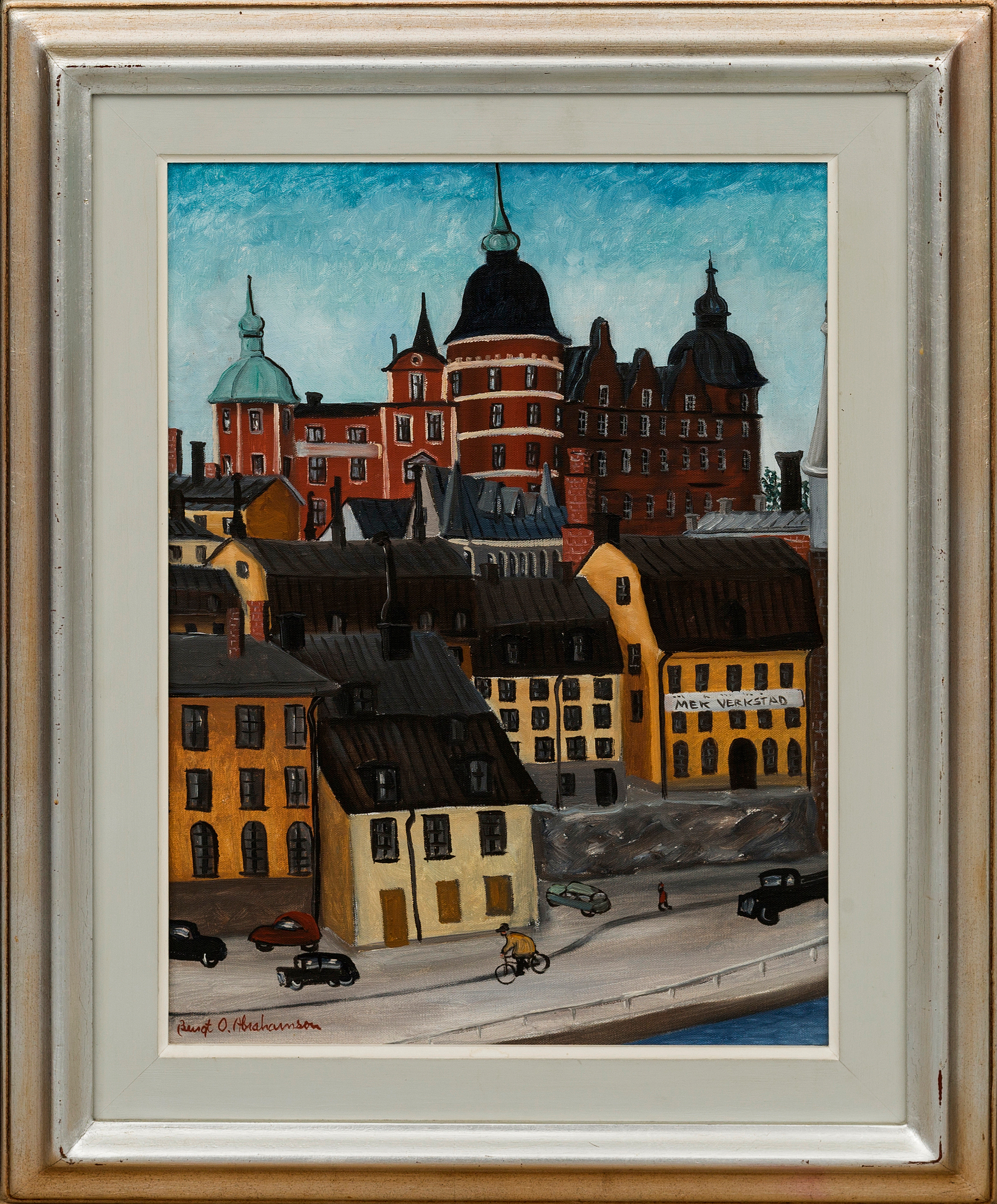 BENGT O ABRAHAMSSON, OIL ON CANVAS. SIGNED. - Bukowskis