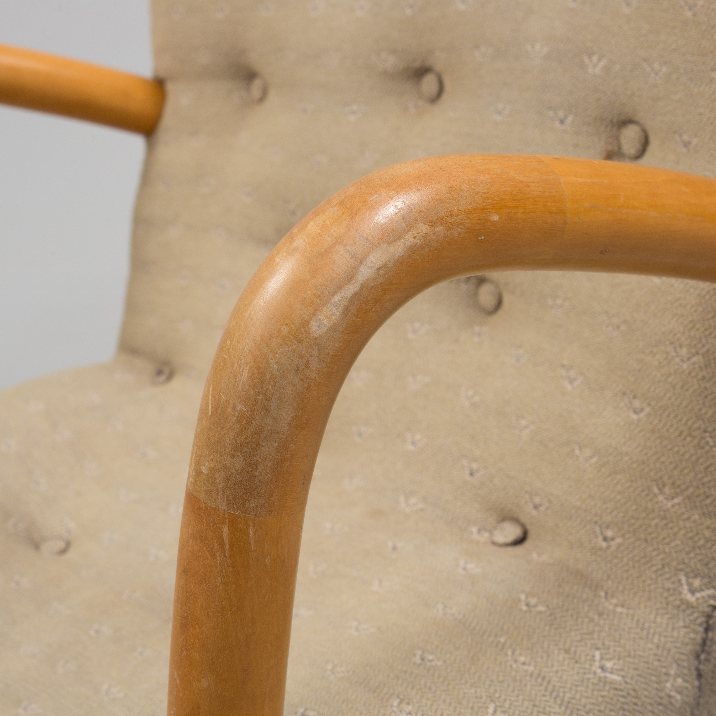 PHILIP ARCTANDER, hans art, fåtölj, "Clam Chair" / "Muslinge", 1940/50 ...