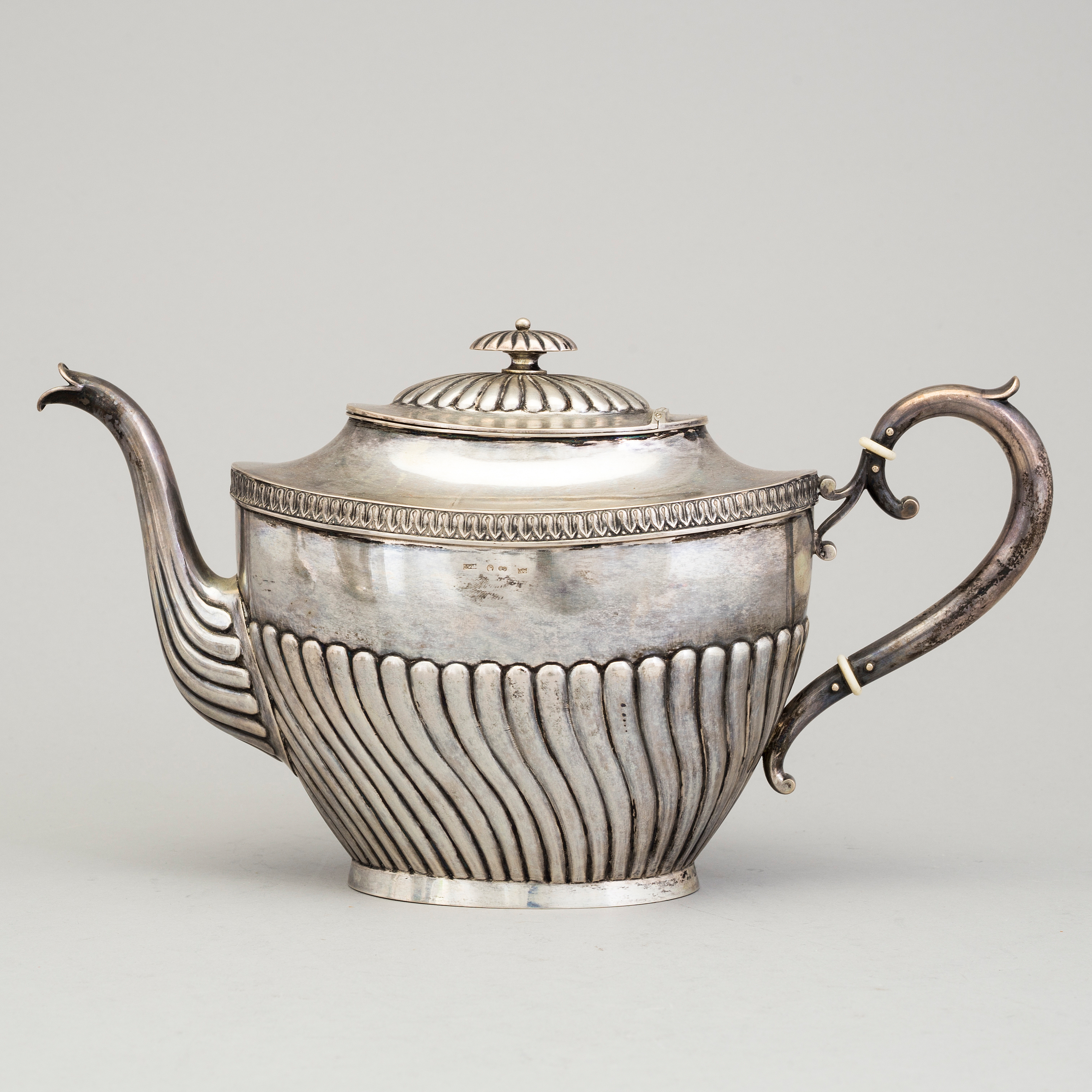 CLAES PETER HEDIN, TEKANNA, silver, Jönköping, 1895. - Bukowskis