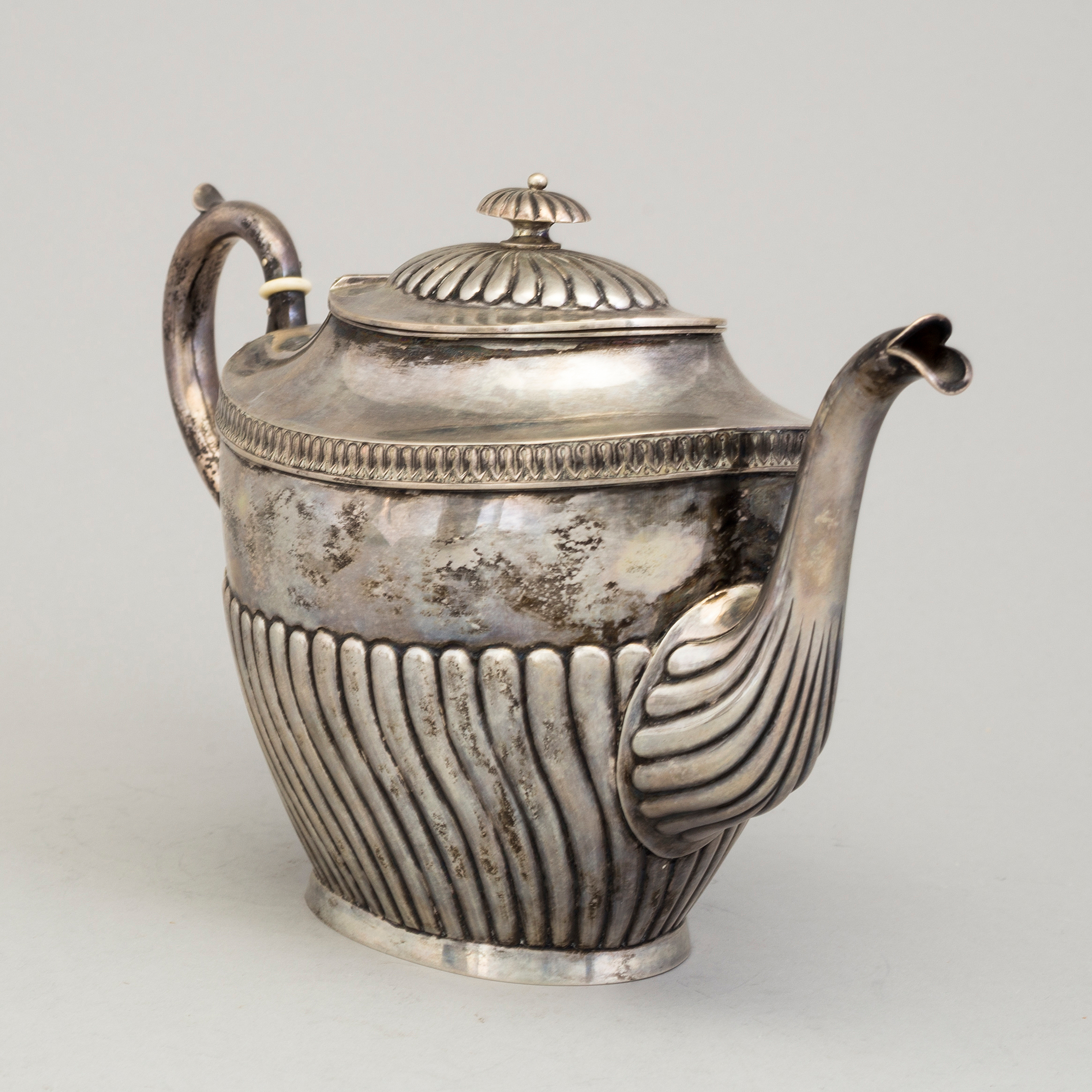 CLAES PETER HEDIN, TEKANNA, silver, Jönköping, 1895. - Bukowskis