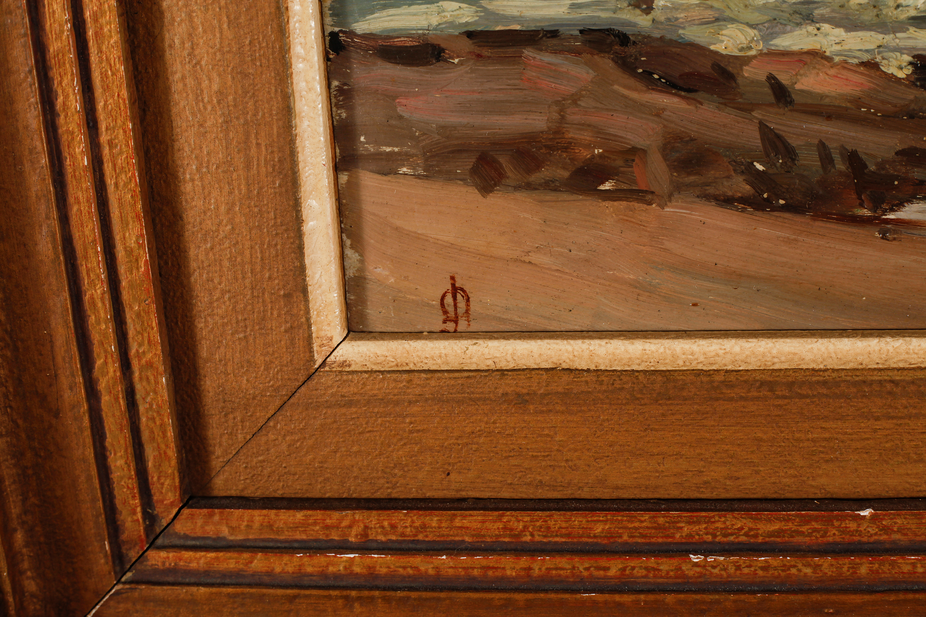 OLE JUUL, oil on panel, signed OJ. - Bukowskis