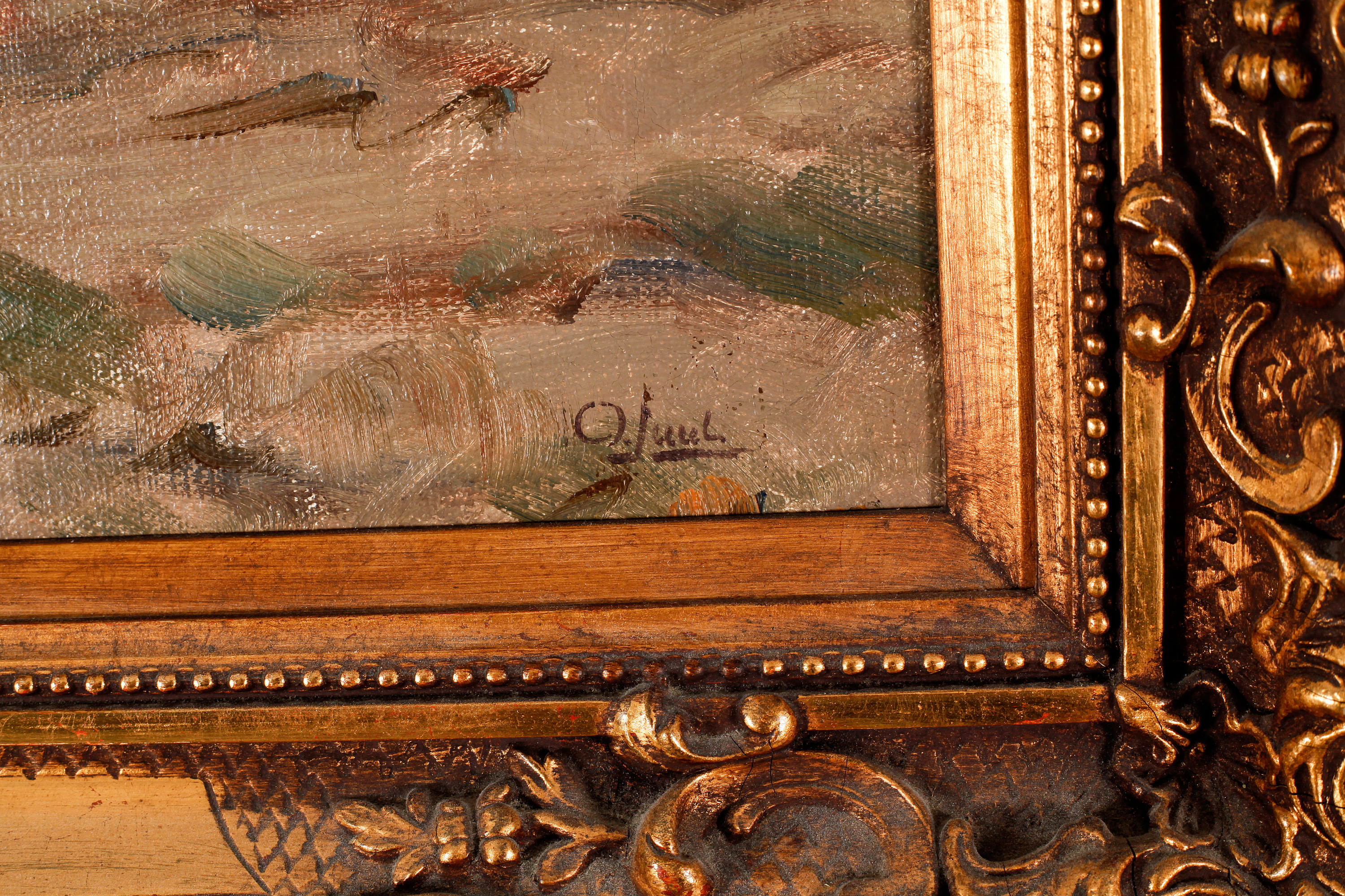 OLE JUUL, oil on camvas, signed. - Bukowskis