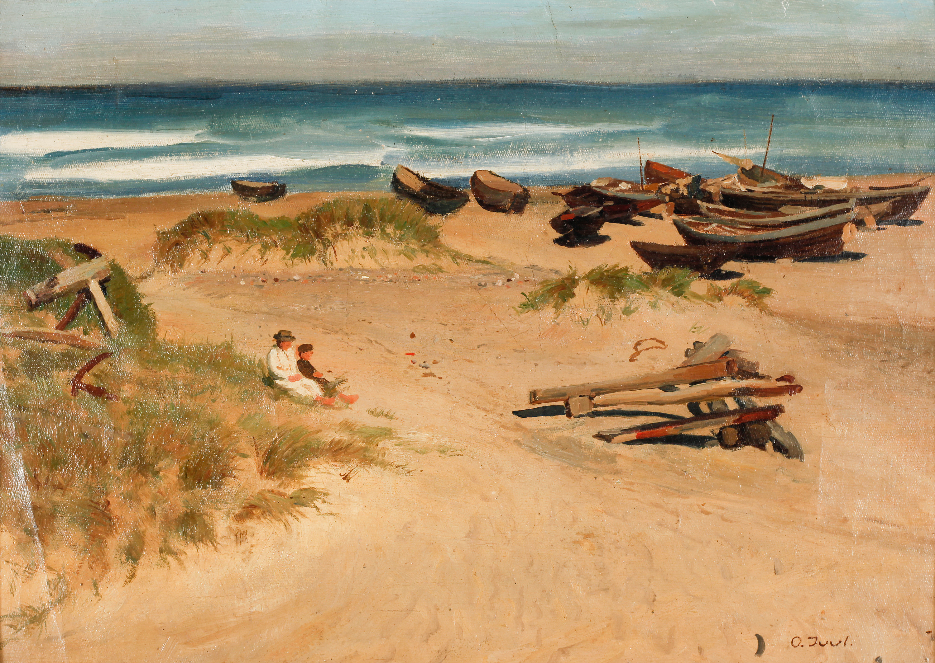 OLE JUUL, olja på duk, signerad. - Bukowskis