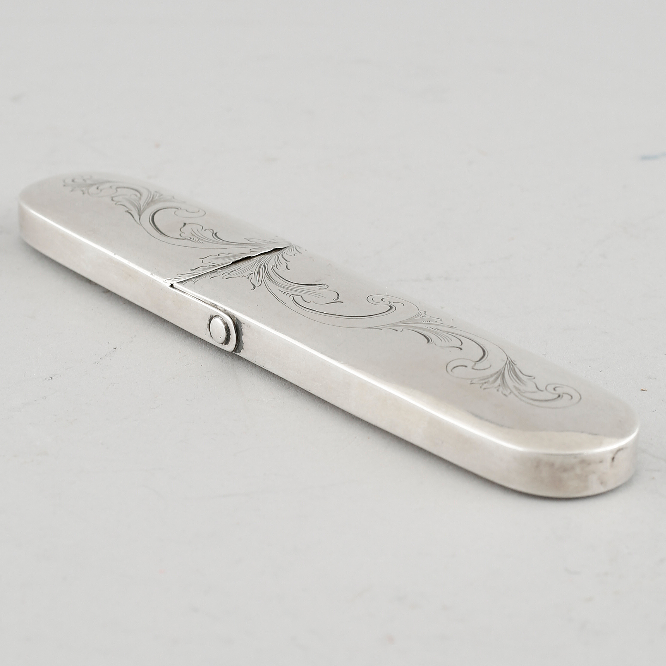 GLASÖGONFODRAL, silver, Johan Blohm, Karlshamn, 1879. - Bukowskis