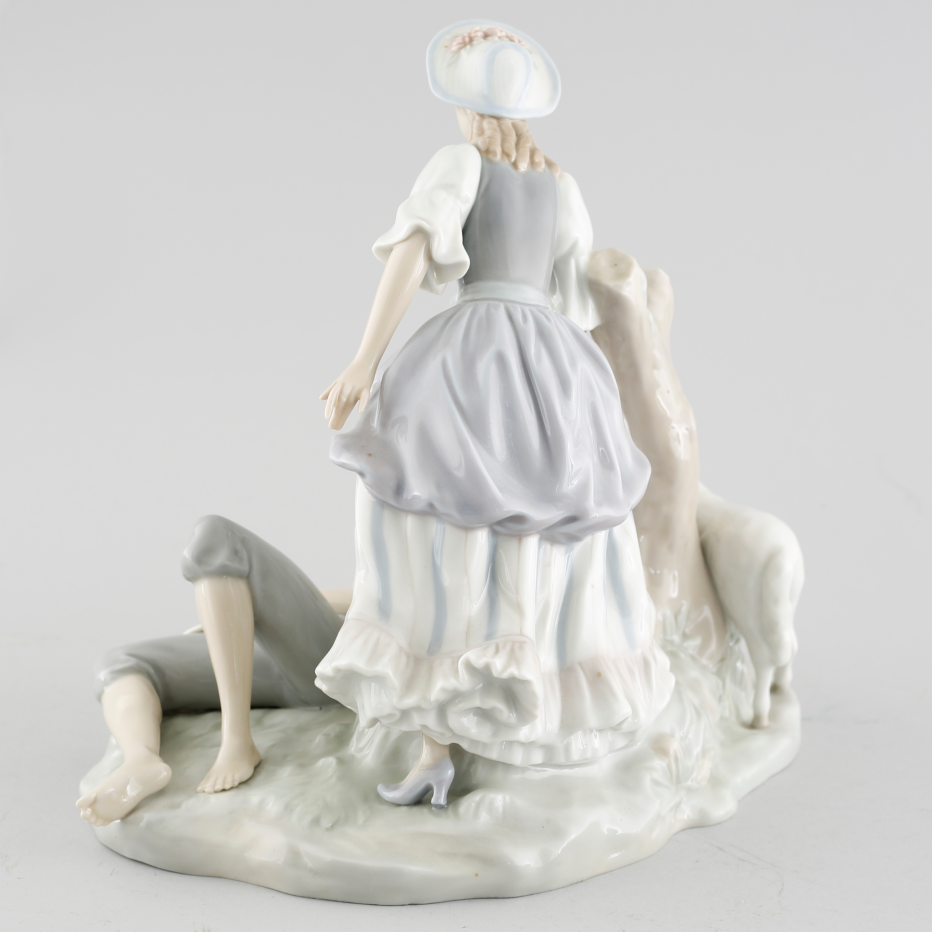 A porcelain group by Lladro, Spain, second half of the 20th century ...