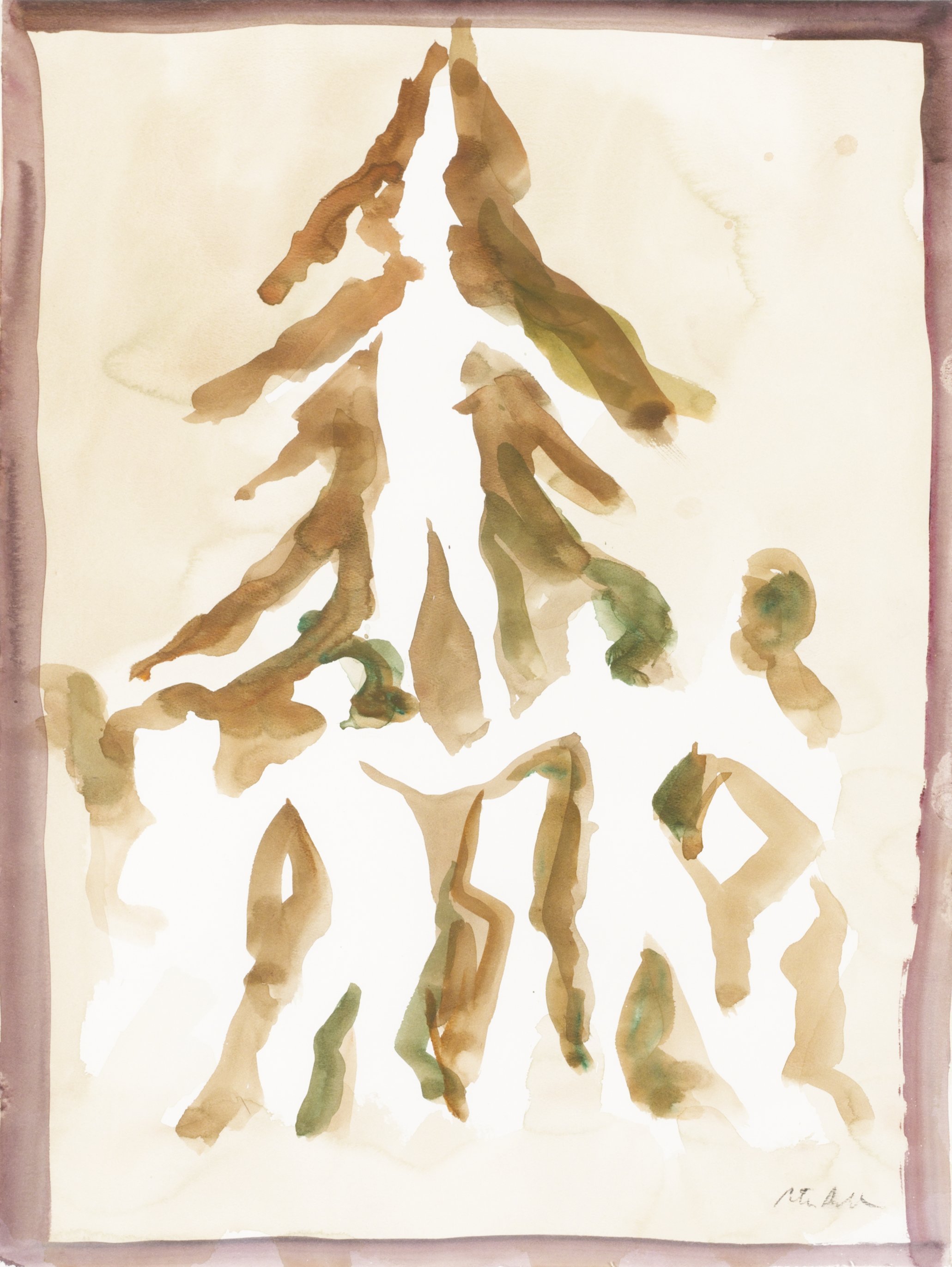 PETER DAHL, akvarell. Sign. - Bukowskis