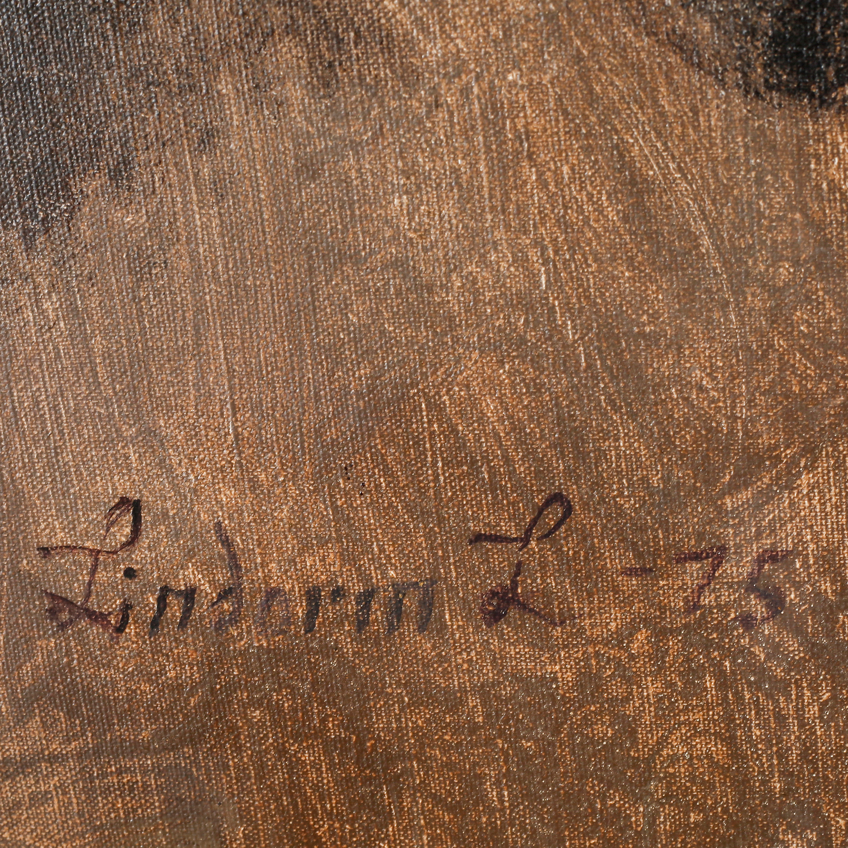 LINDORM LILJEFORS, oil on canvas, signed and dated 75. - Bukowskis