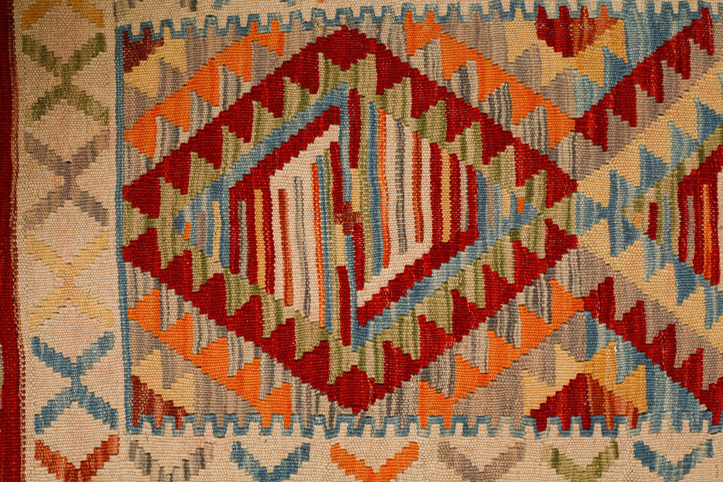 A kelim runner, 384 x 86 cm. - Bukowskis