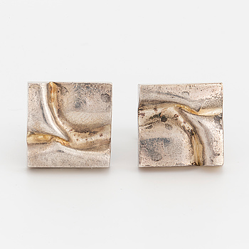 BJÖRN WECKSTRÖM, ett par av 'Polaris' manschettknappar för Lapponia ...