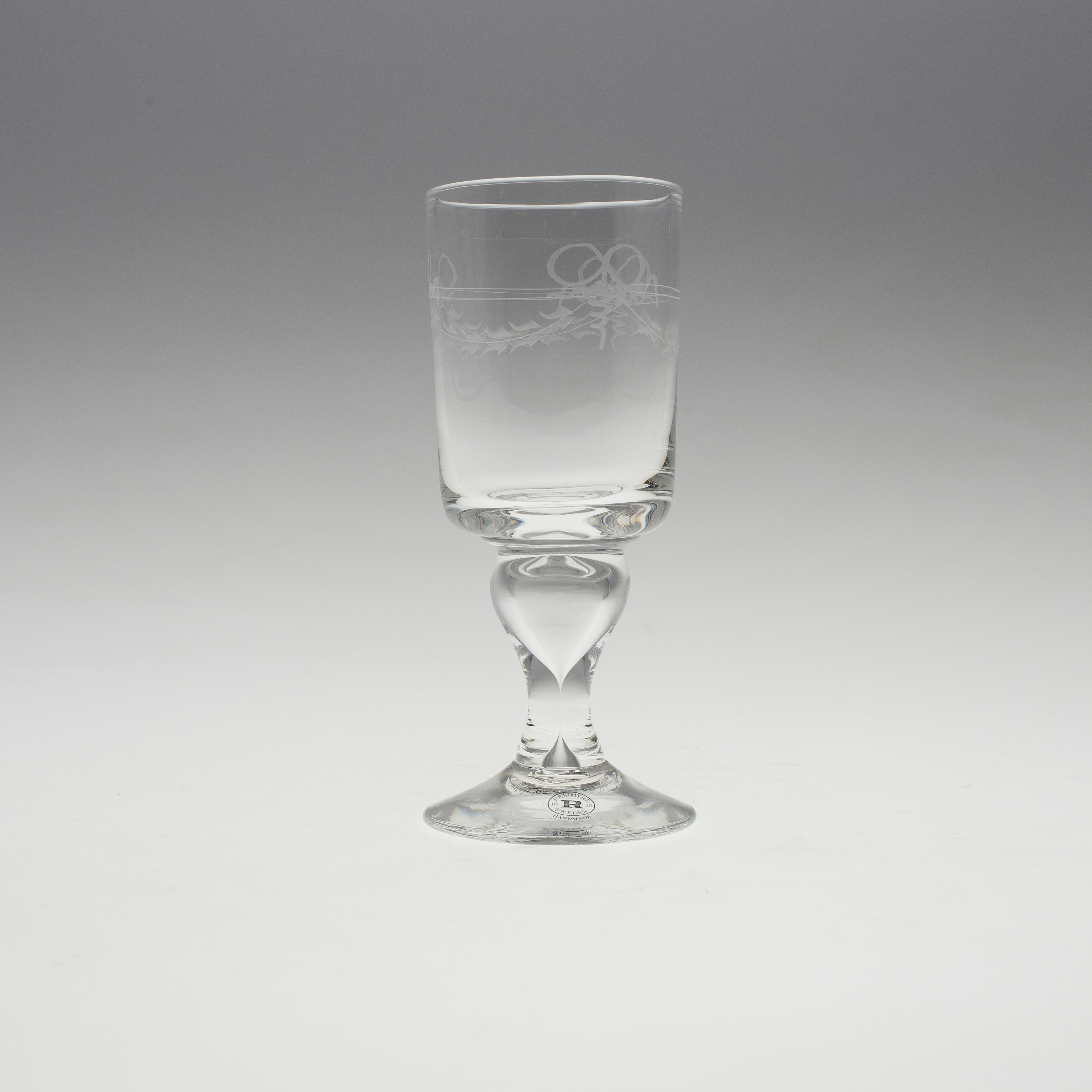 A set of twelve "Antik" wine glasses by Reijmyre Glasbruk. - Bukowskis