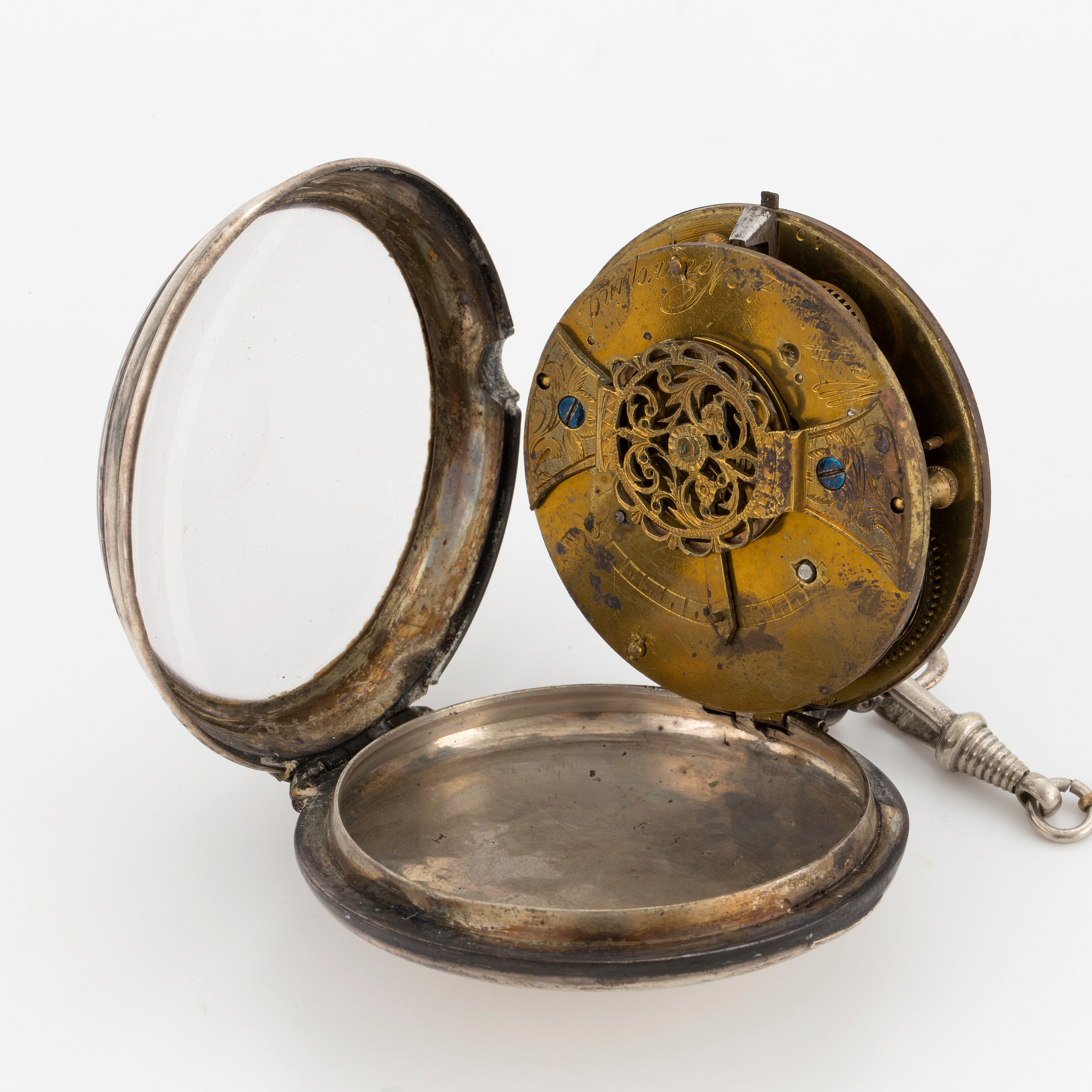 POCKET WATCH, 61,4 mm, signed "Wallerius i Norrköping", - Bukowskis