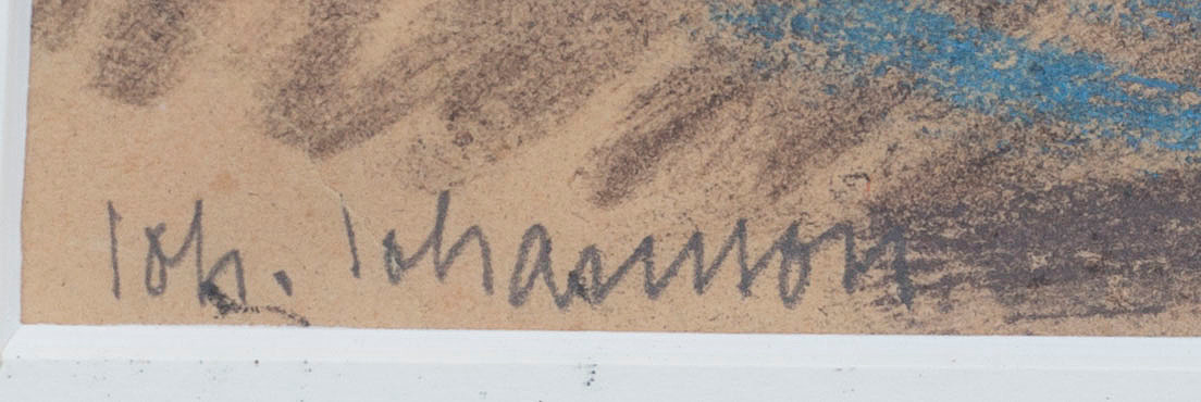 JOHAN JOHANSSON, pastel signed. - Bukowskis