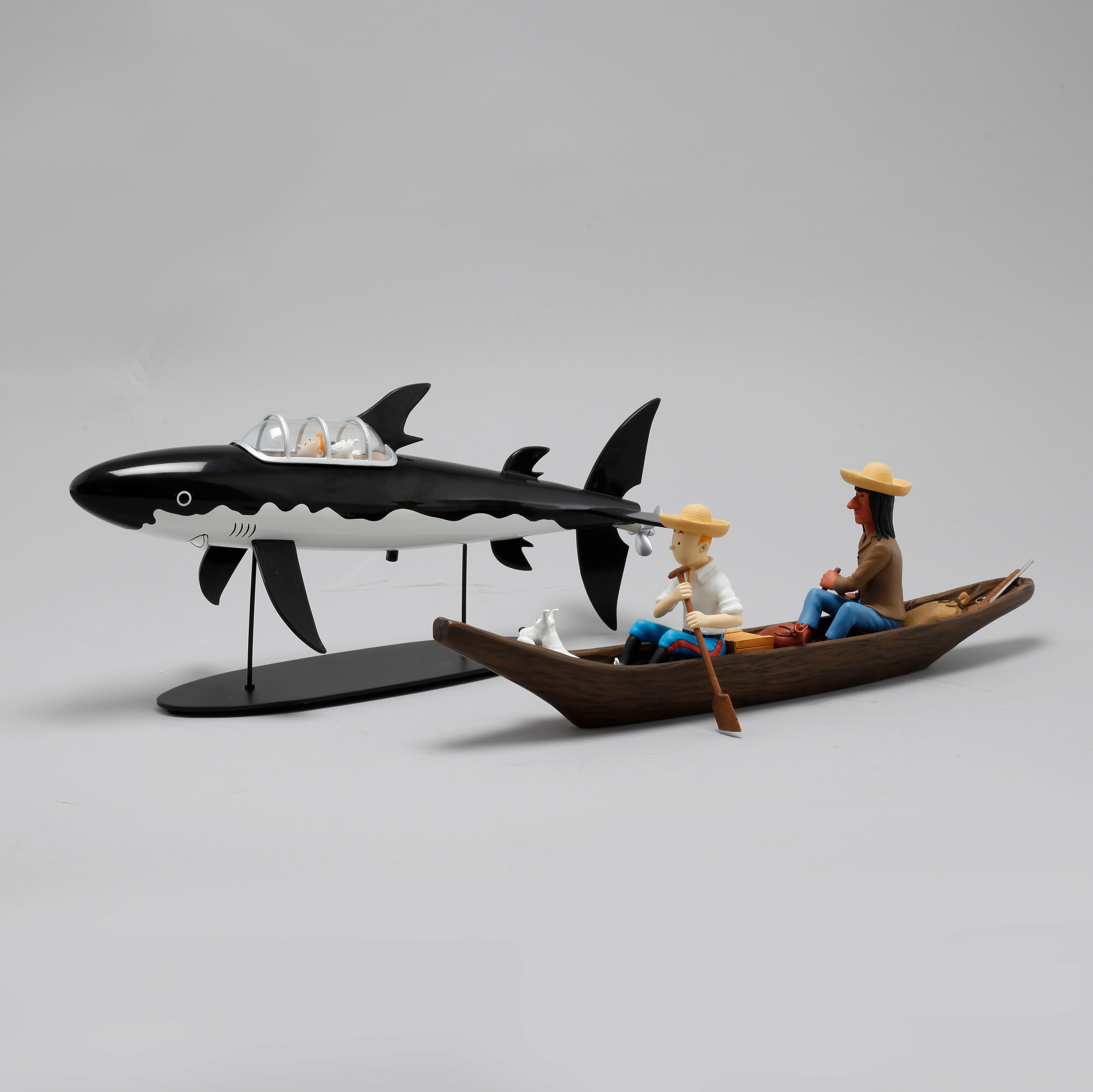 Two collectable Tin-Tin items from Moulinsart in Belgium, 21th century ...